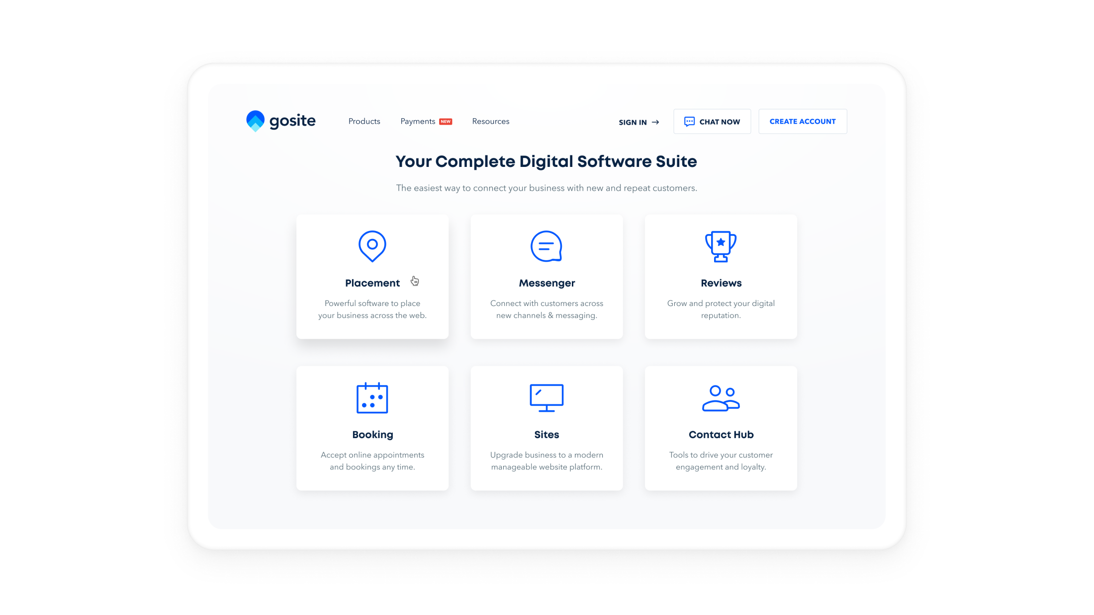 GoSite | webuild - product design for startups