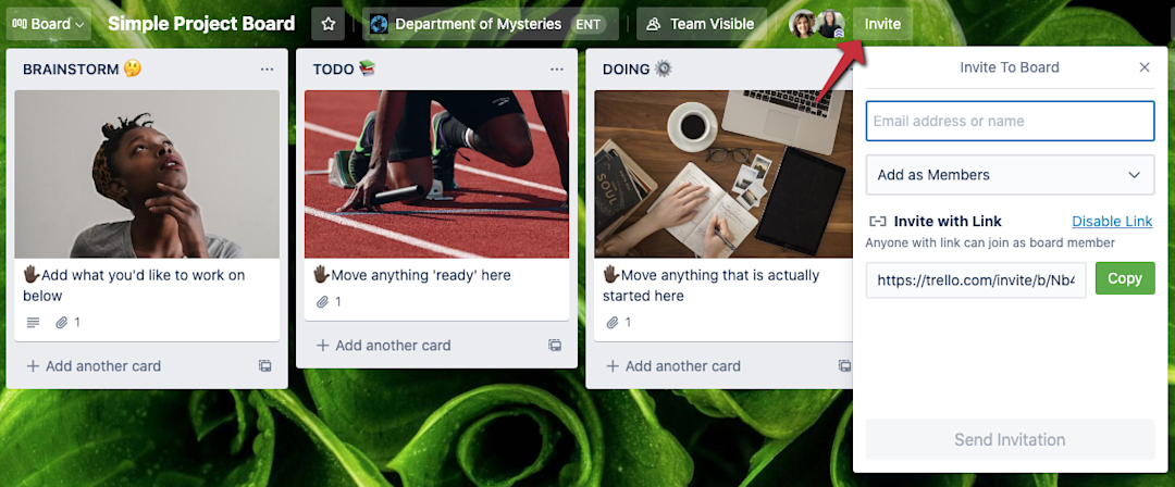 How to Create Trello Projects and Invite Members | Trello