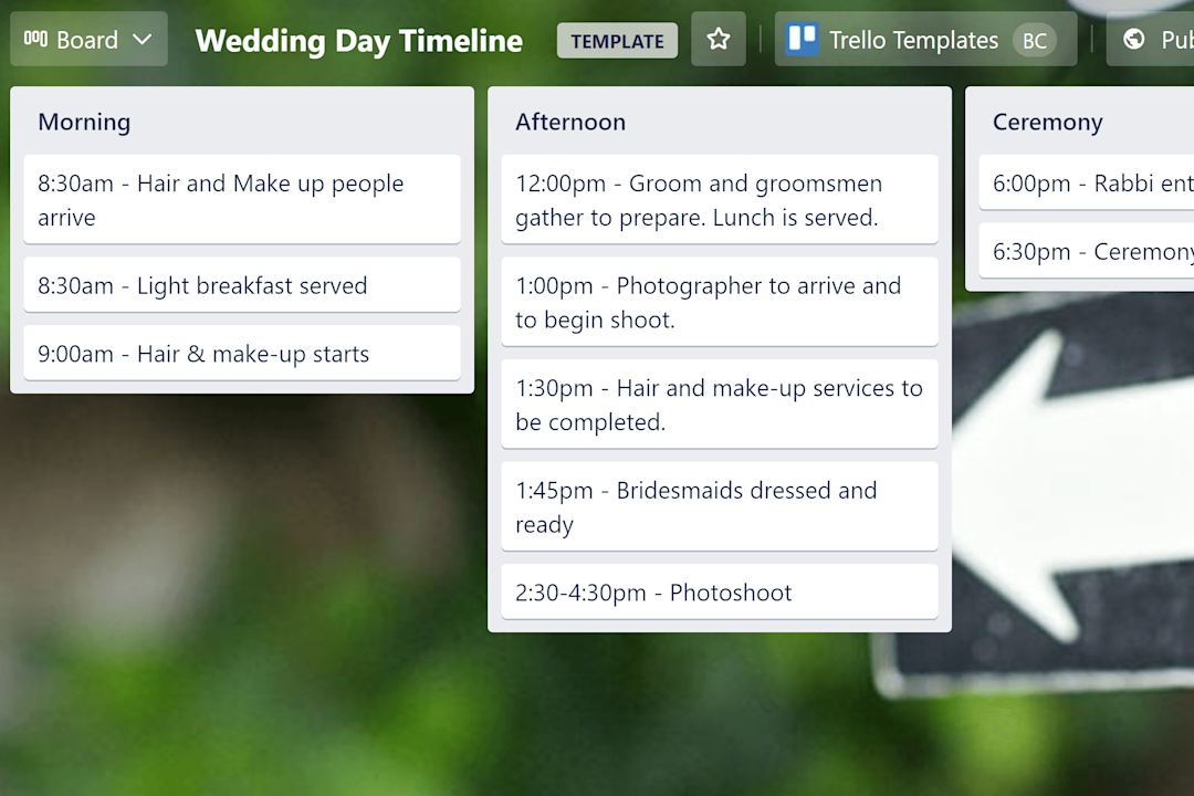 Trello for Wedding Planning | Trello
