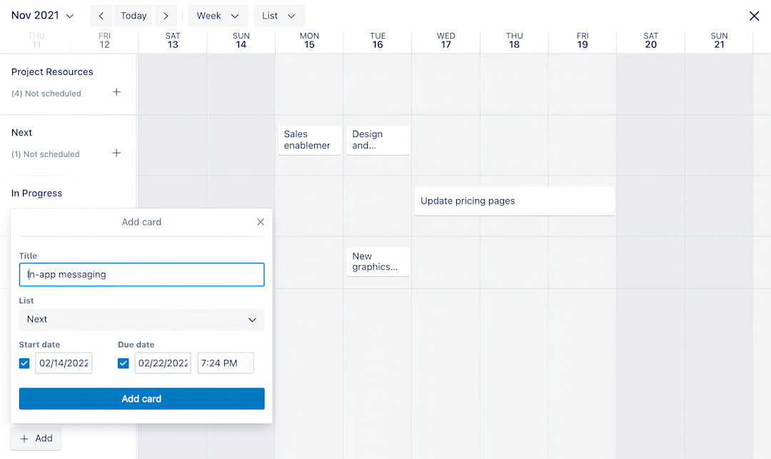 Timeline View: A Visual Timeline of Project & Milestones | Trello