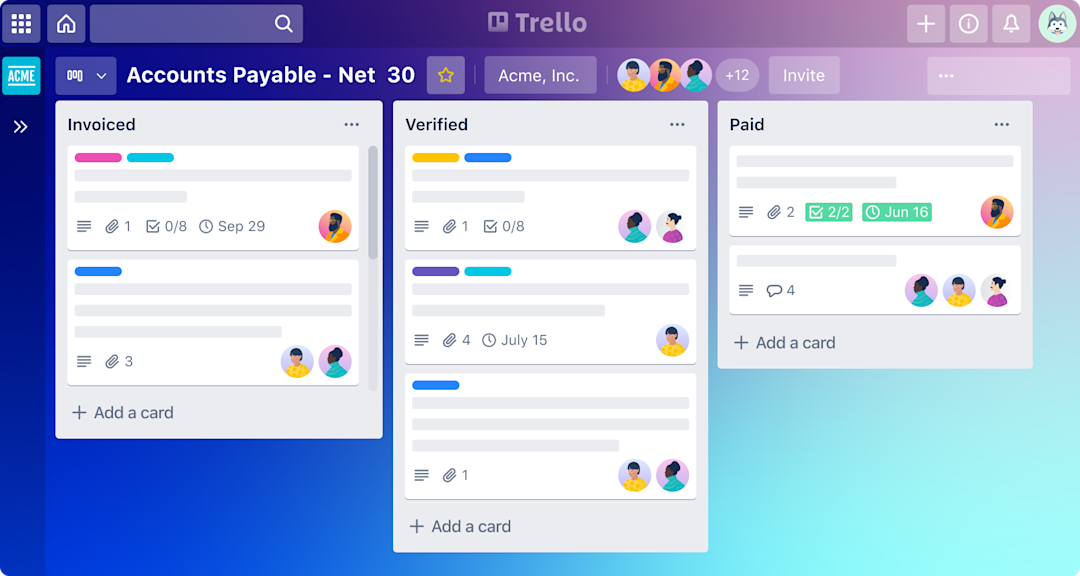 Industry Solution: Finance | Trello