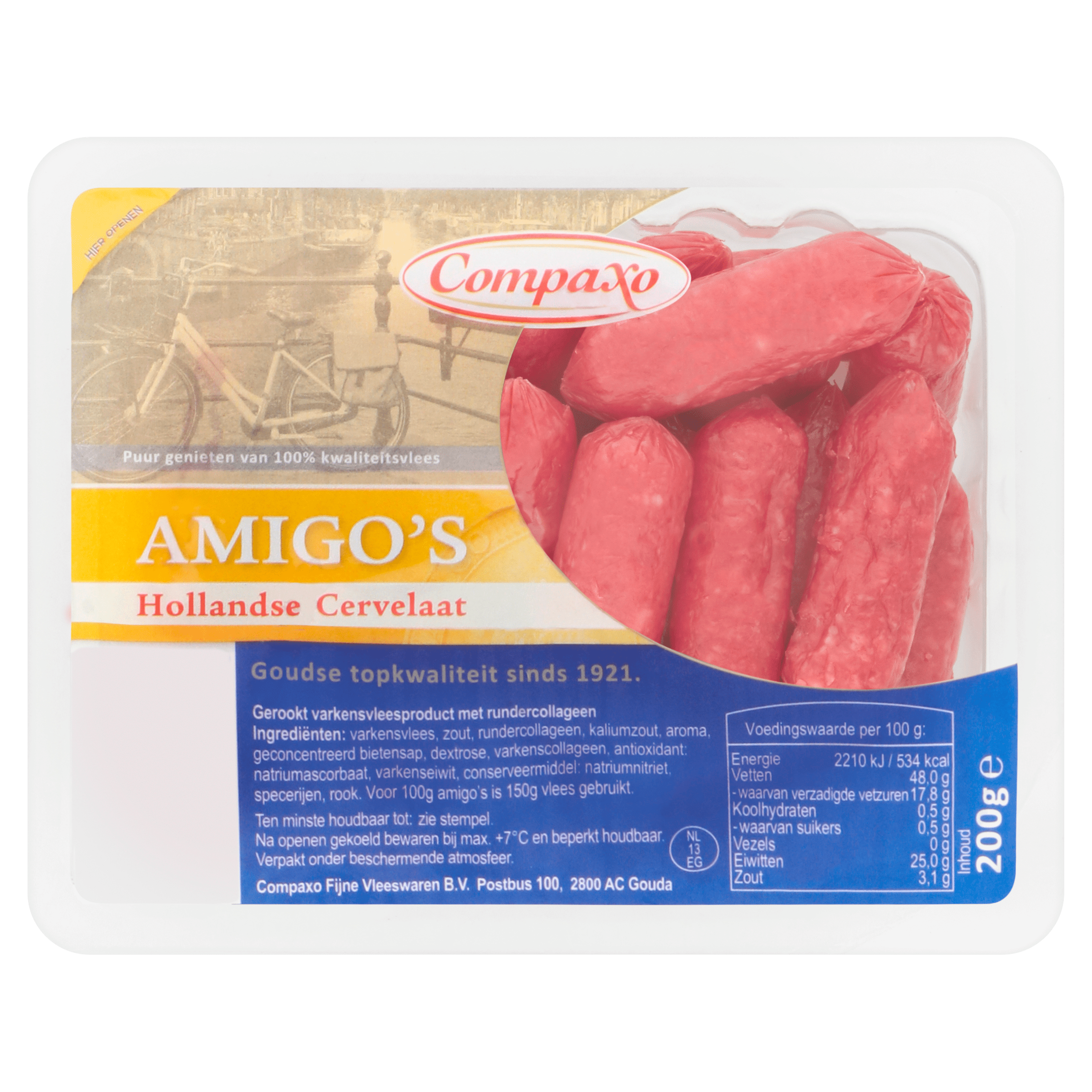 Compaxo Amigo's naturel Per Tray 200 g