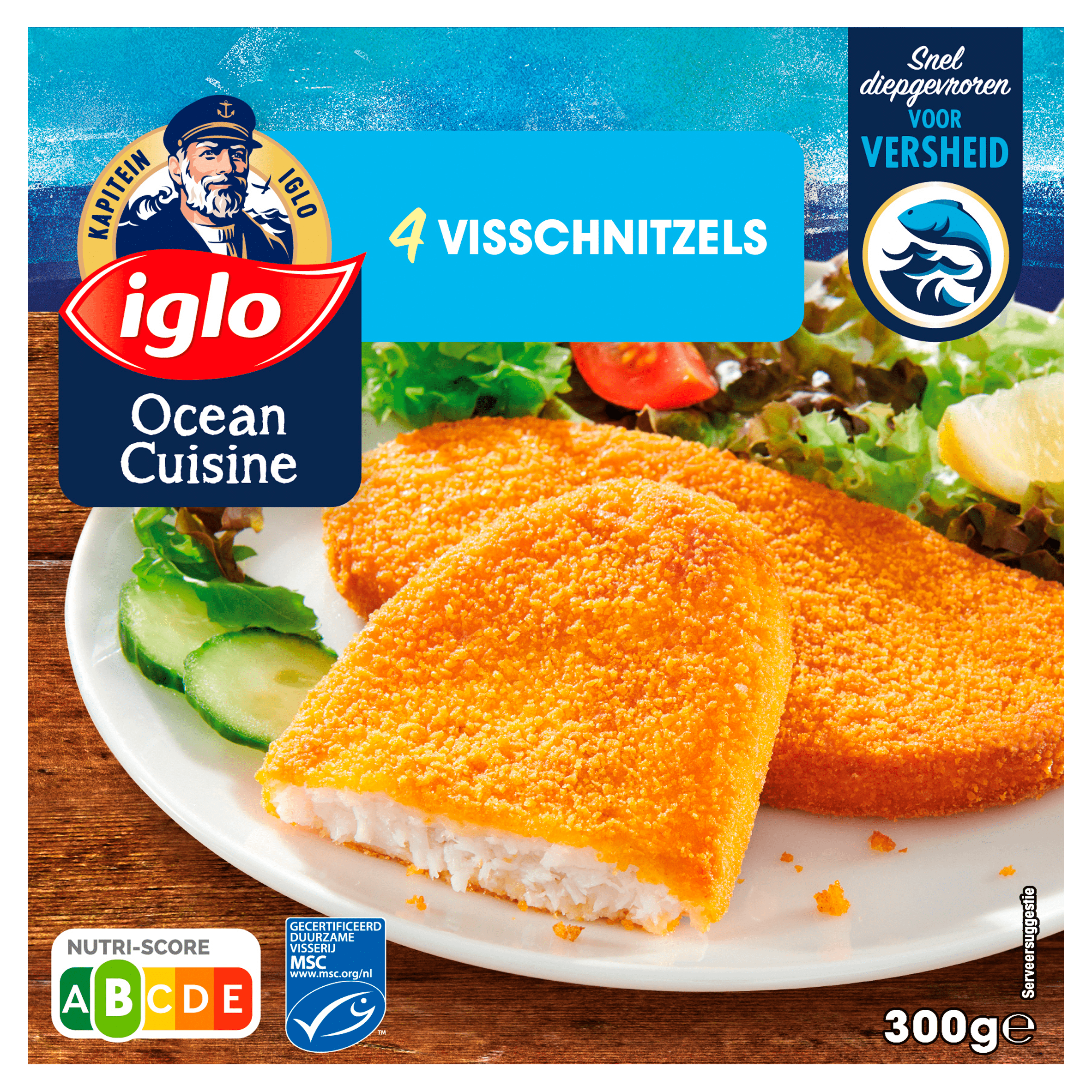 Iglo Kapitein Klassiekers Visschnitzel Per Pak 300 g