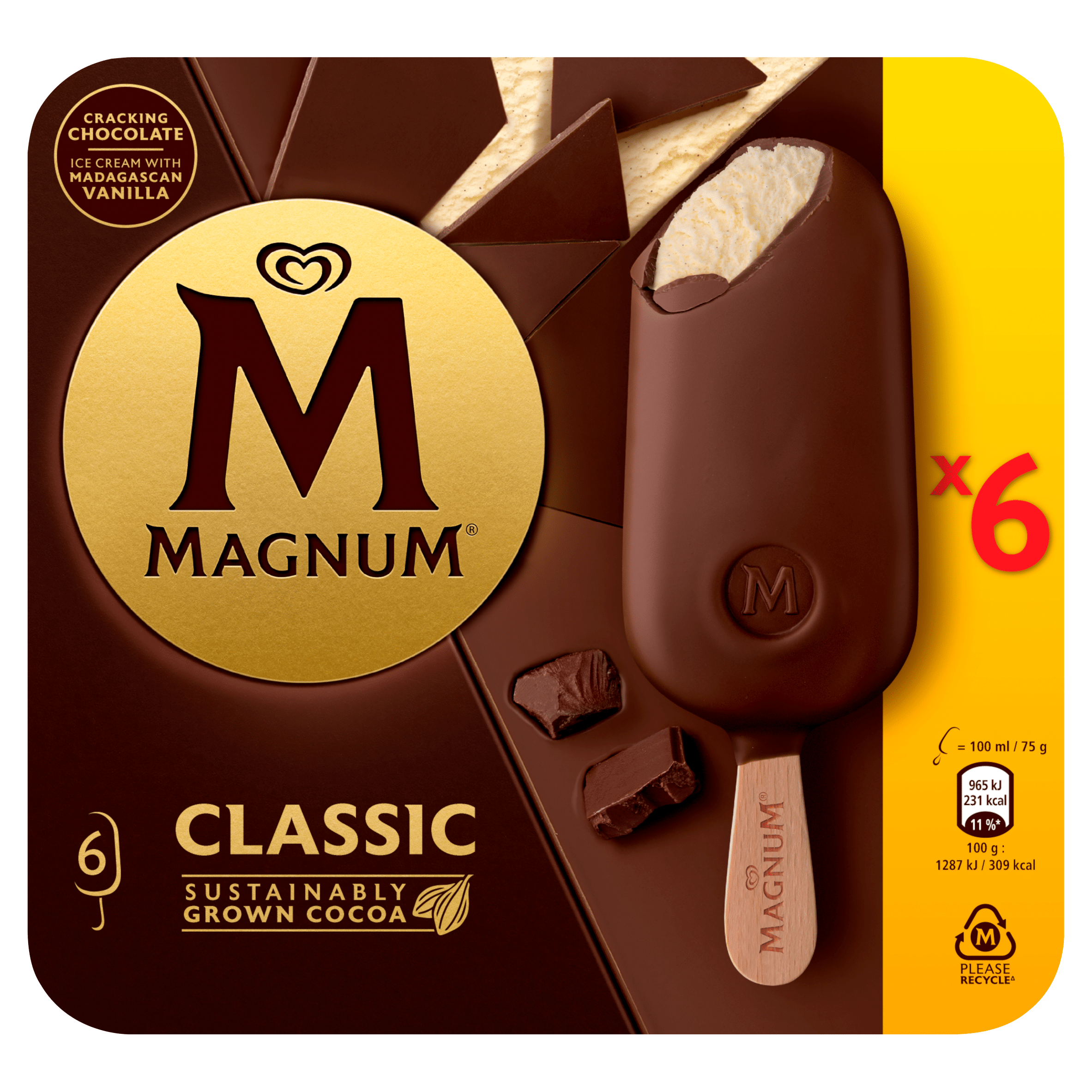 Magnum Sticks classic Per Doos 600 ml