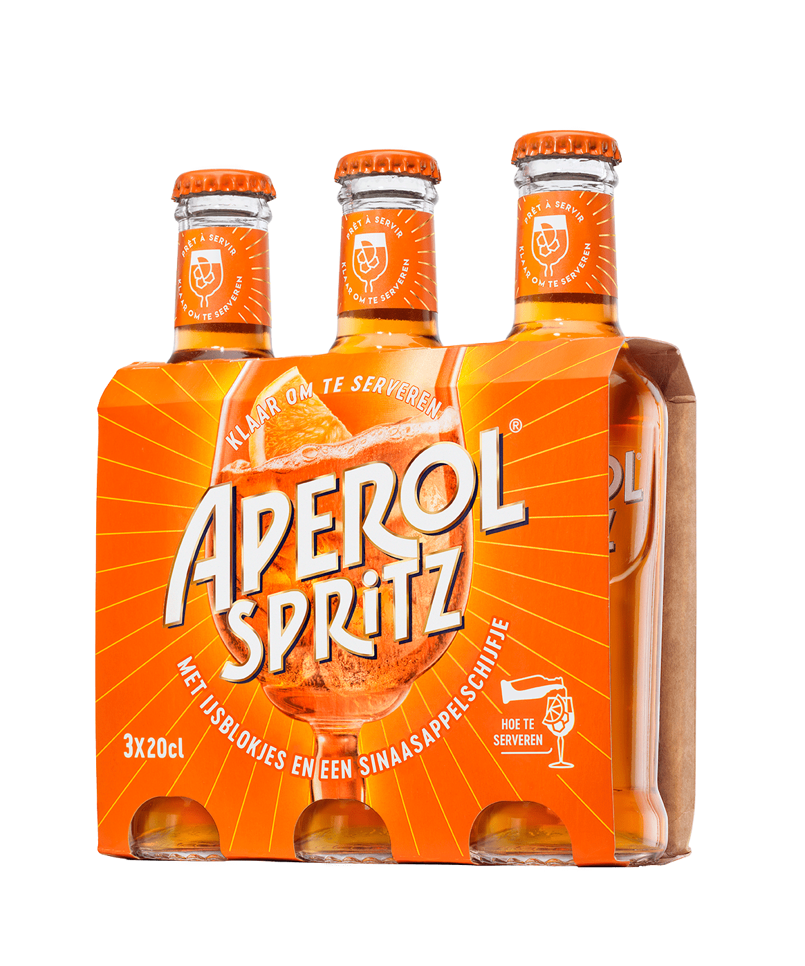 Aperol Spritz 3x20cl Per Set 600 ml