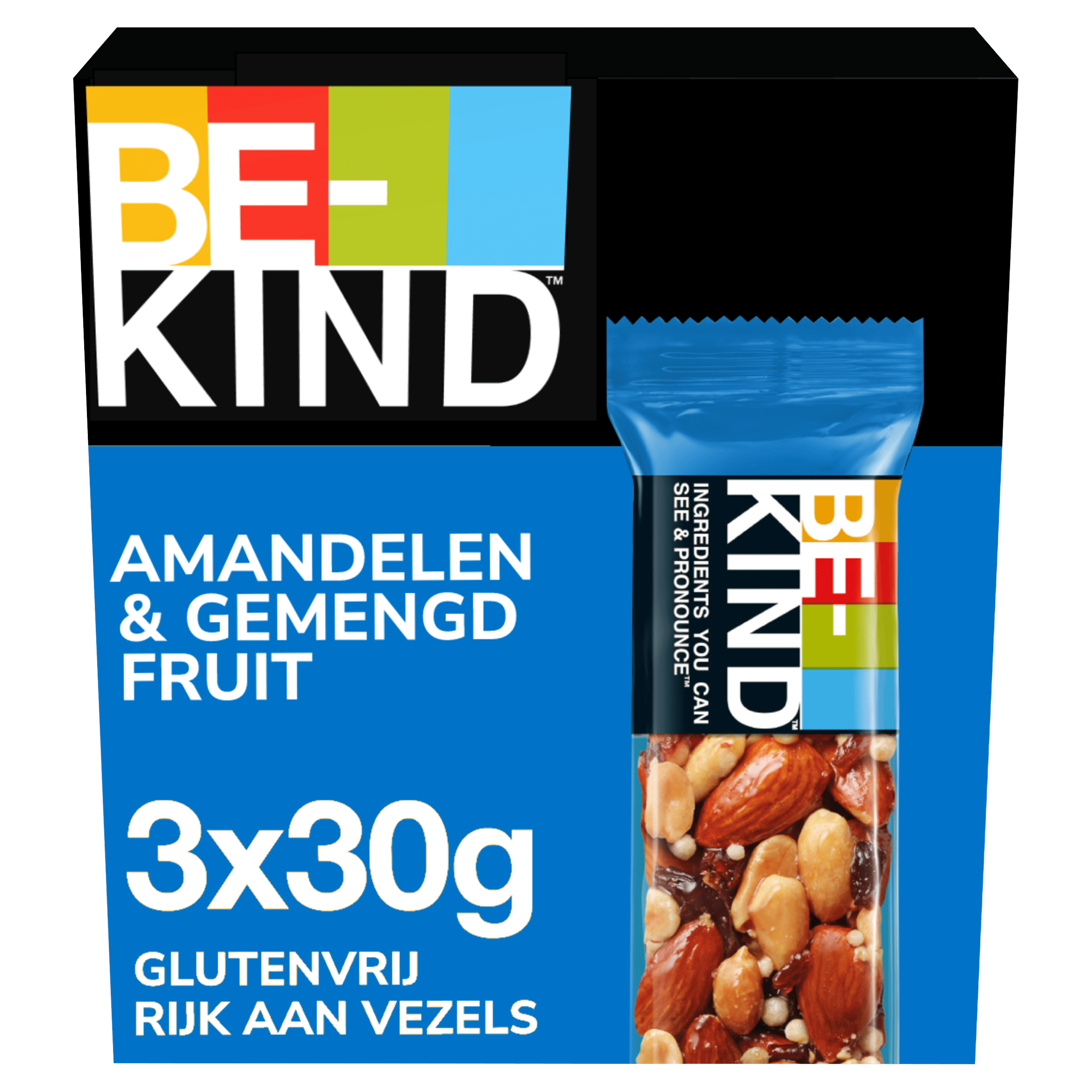 BeKind Almond & Mixed Fruits Per Doos 3 st