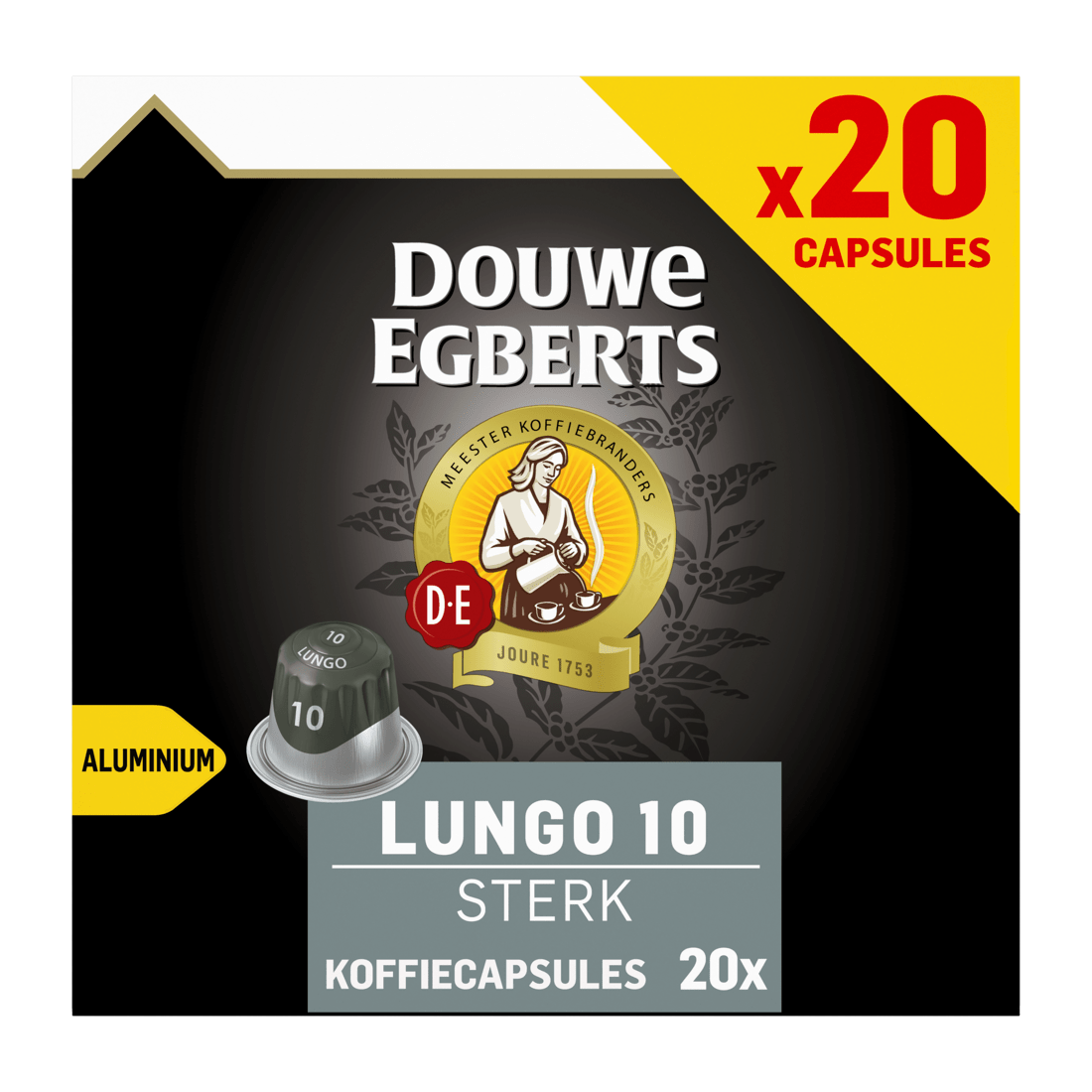 Douwe Egberts Capsules lungo 10 sterk Per Doos 20 st