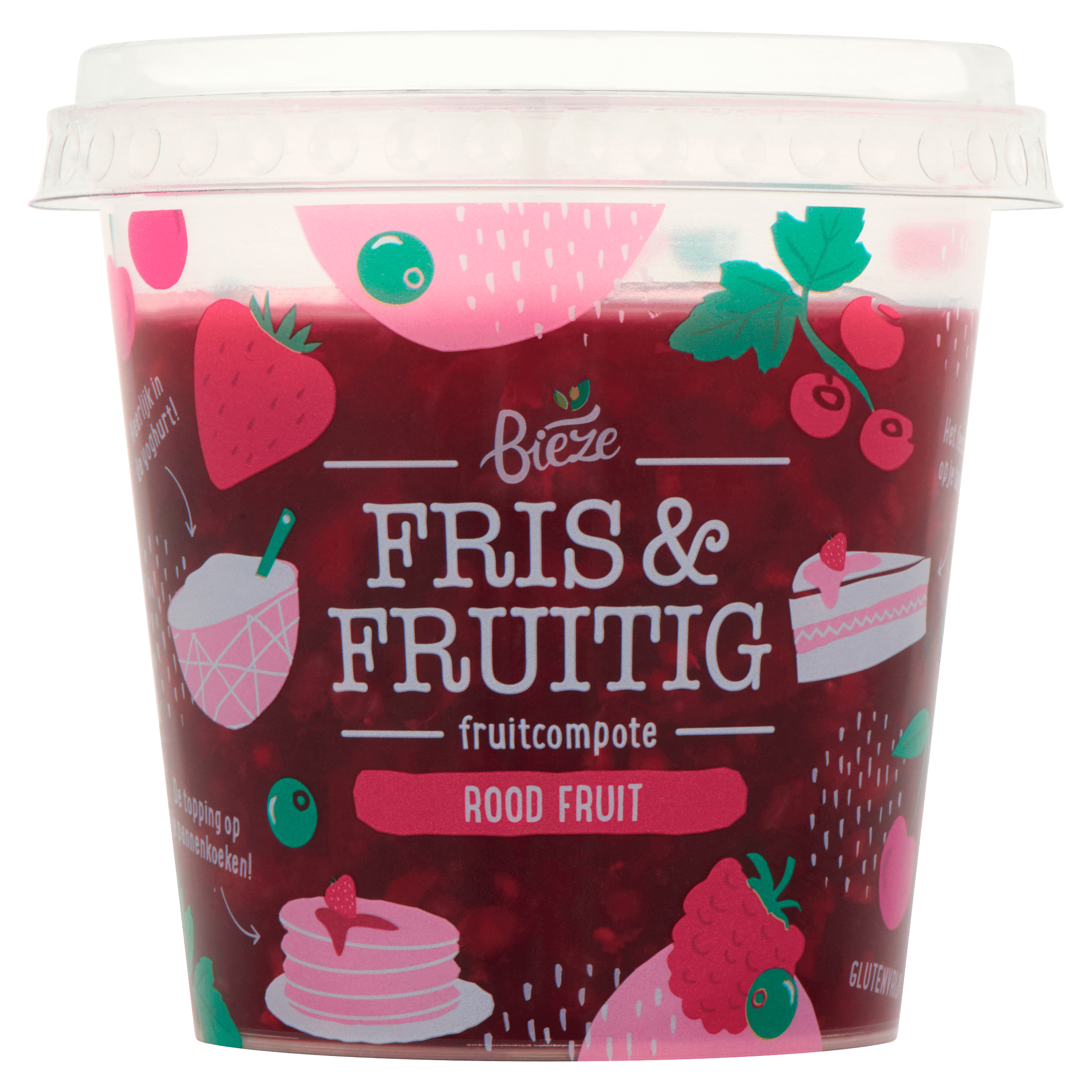 Bieze Fris&fruitig rood fruit Per Beker 300 g