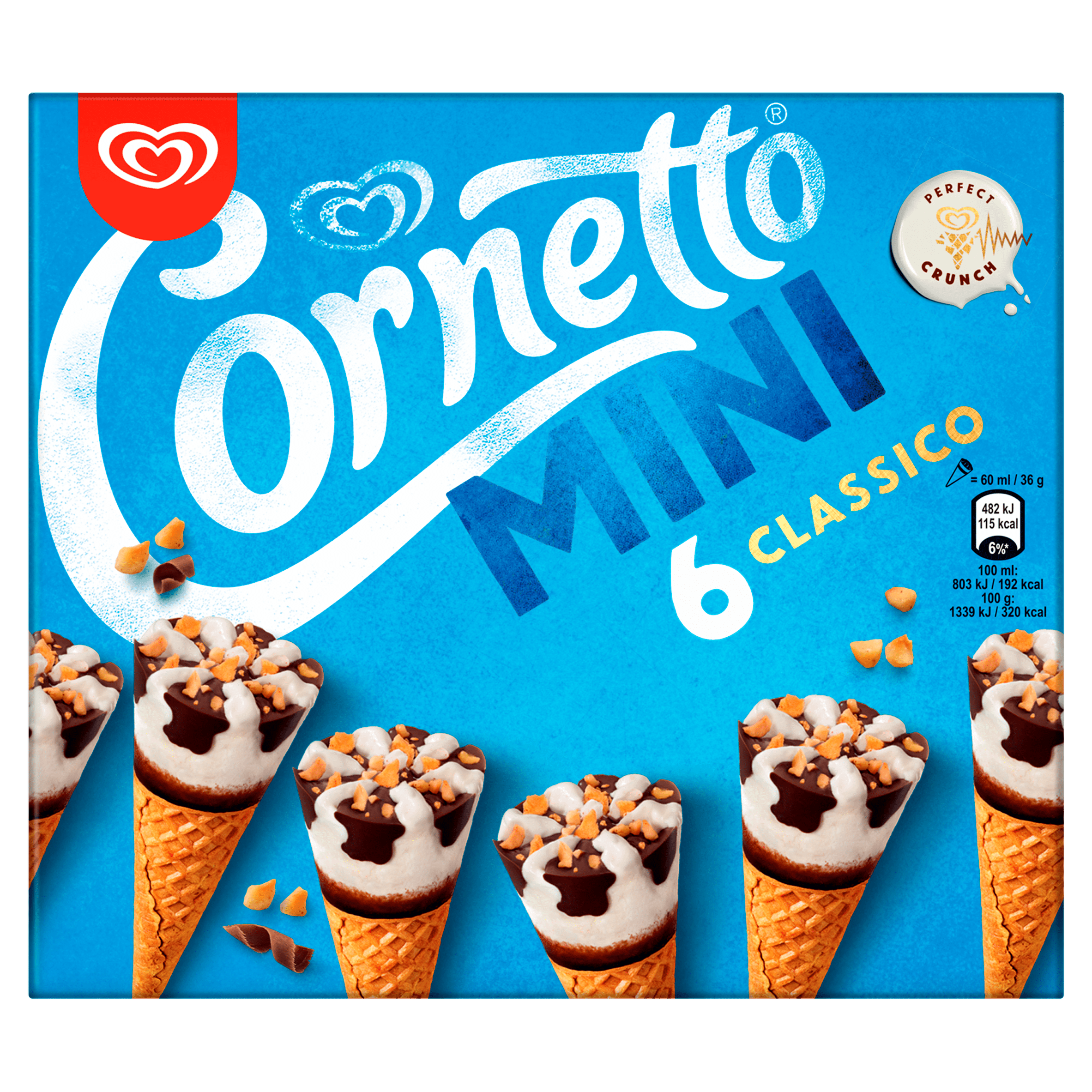 Ola Cornetto Mini Classic IJs Per Doos 6 st