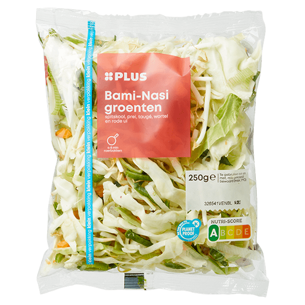 PLUS Nasi-Bami groenten kvp Per Zak 250 g