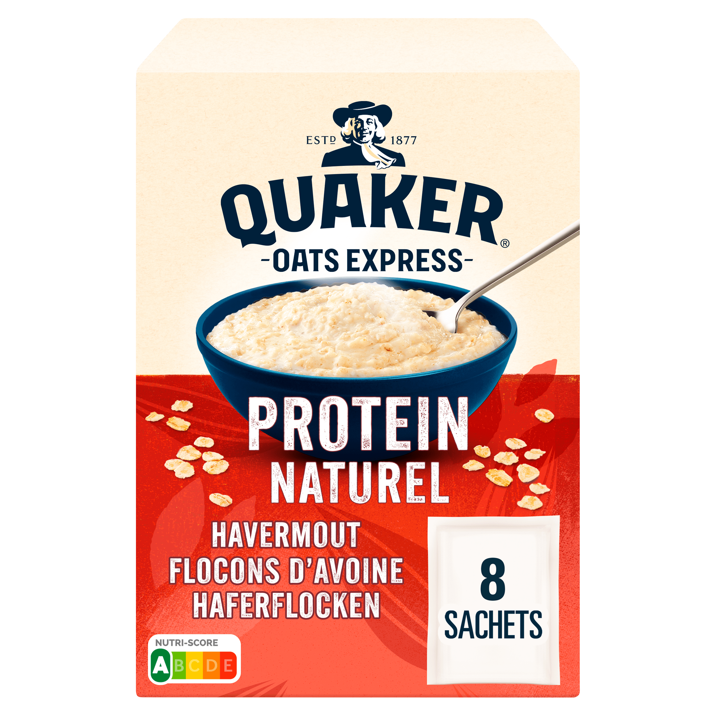 Quaker Havermout proteine naturel Per Doos 302 g
