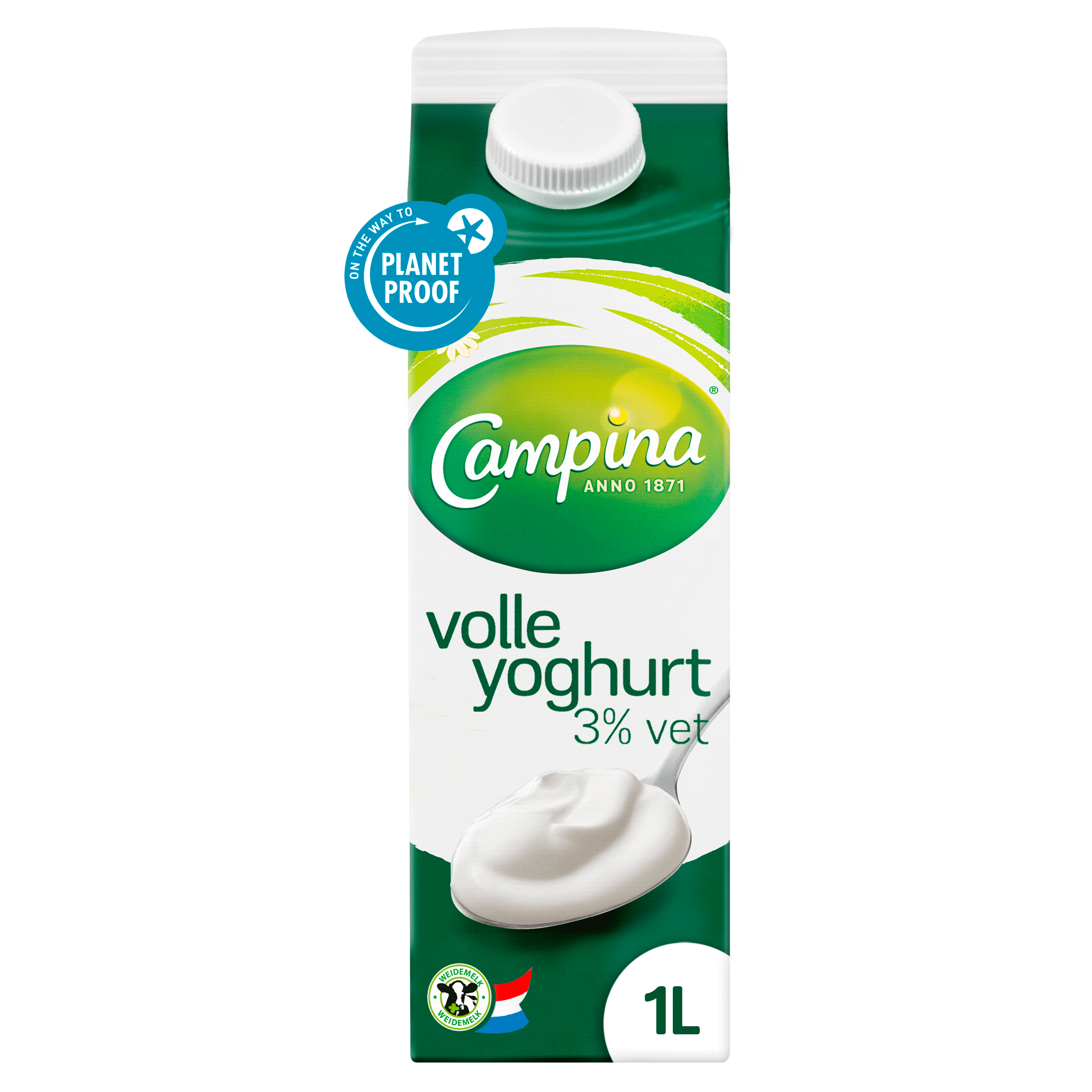 Campina Volle yoghurt Per Pak 1000 ml