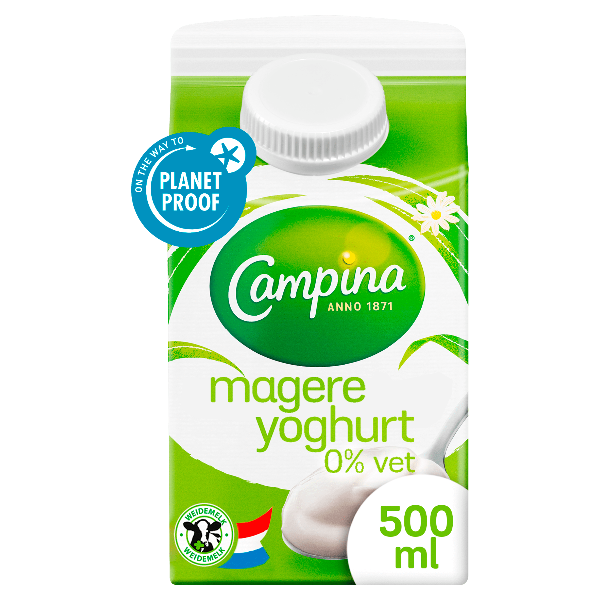 Campina Magere yoghurt Per Pak 500 ml
