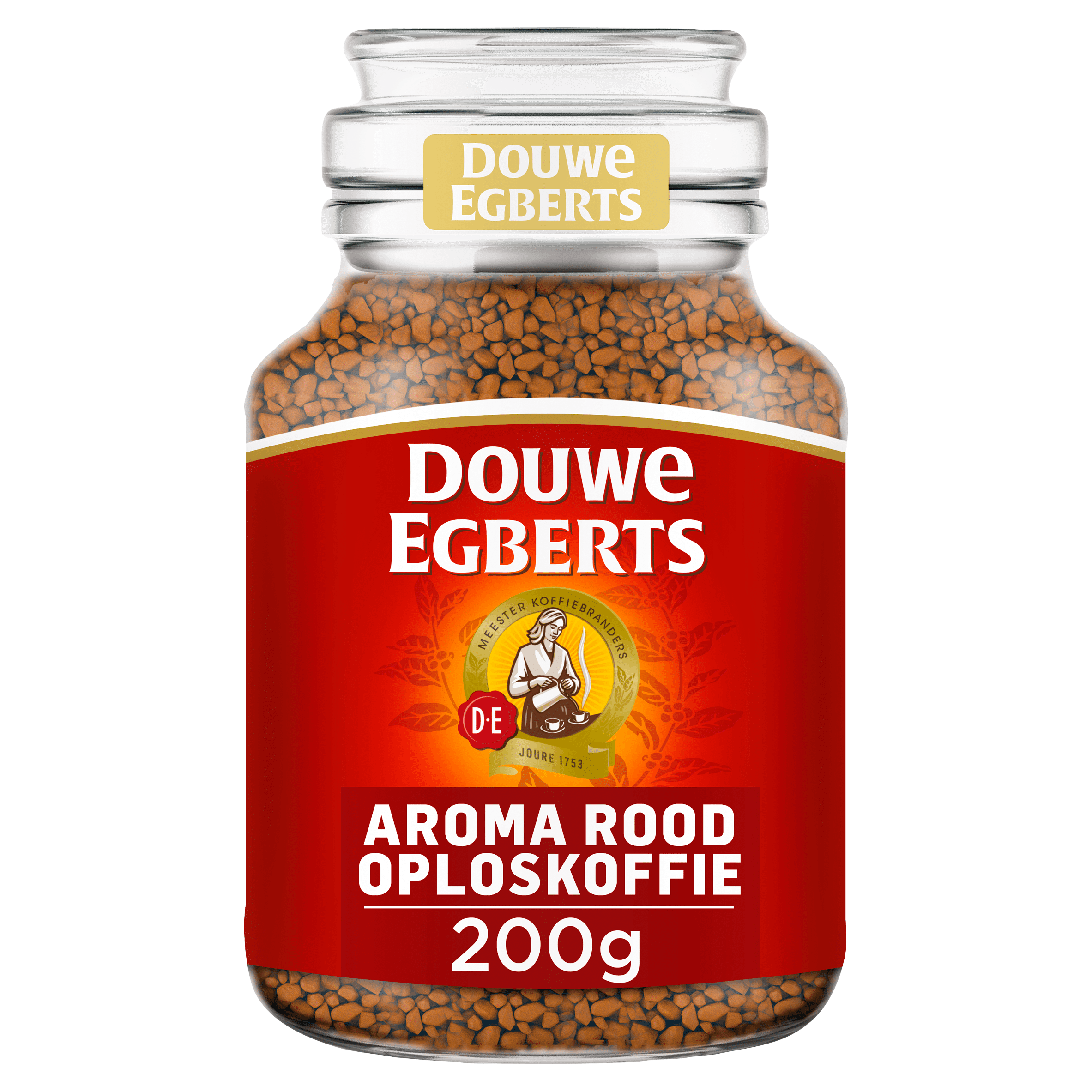 Douwe Egberts Aroma rood oploskoffie Per Pot 200 g