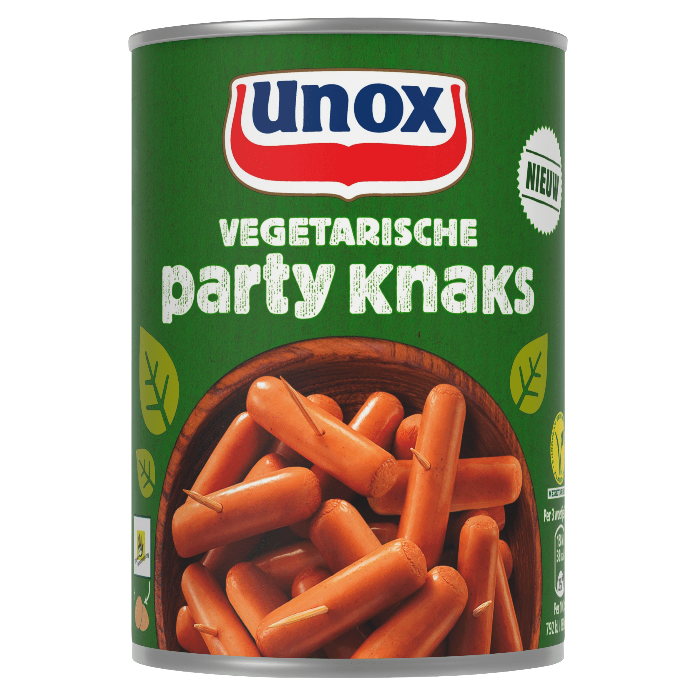 Unox Party knaks vegetarisch Per Blik 400 g