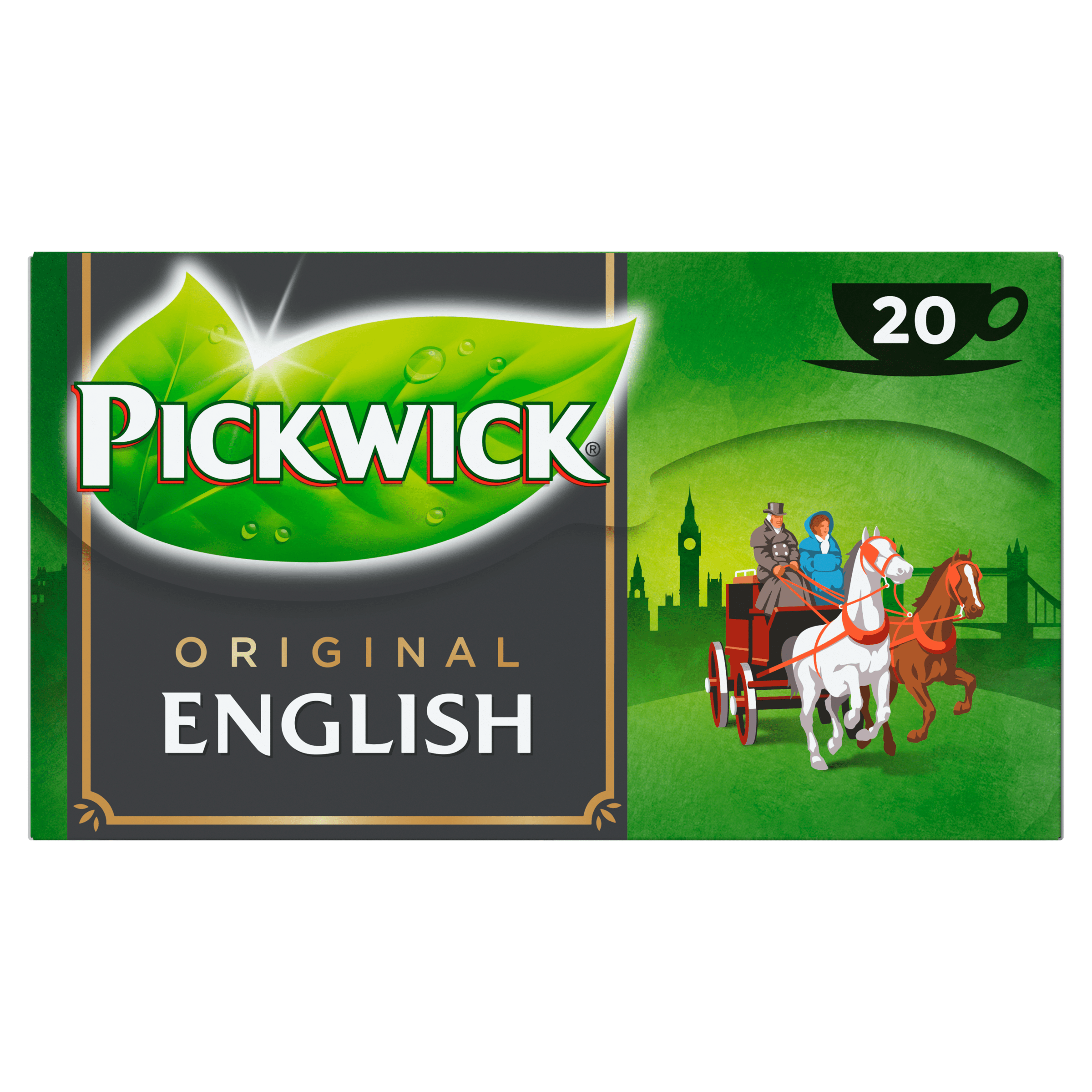 Pickwick English zwarte thee Per Doos 20 st