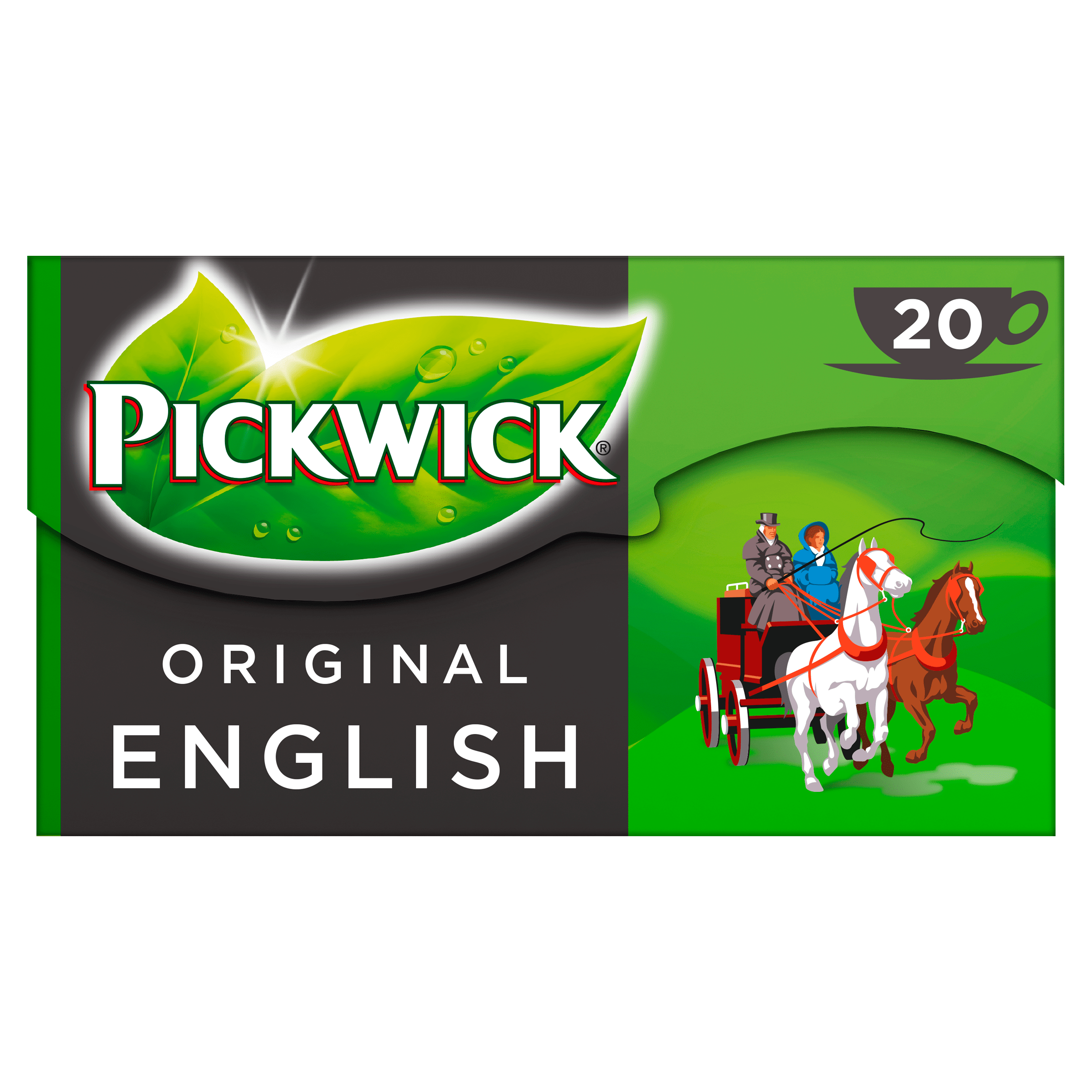 Pickwick English zwarte thee Per Doos 20 st