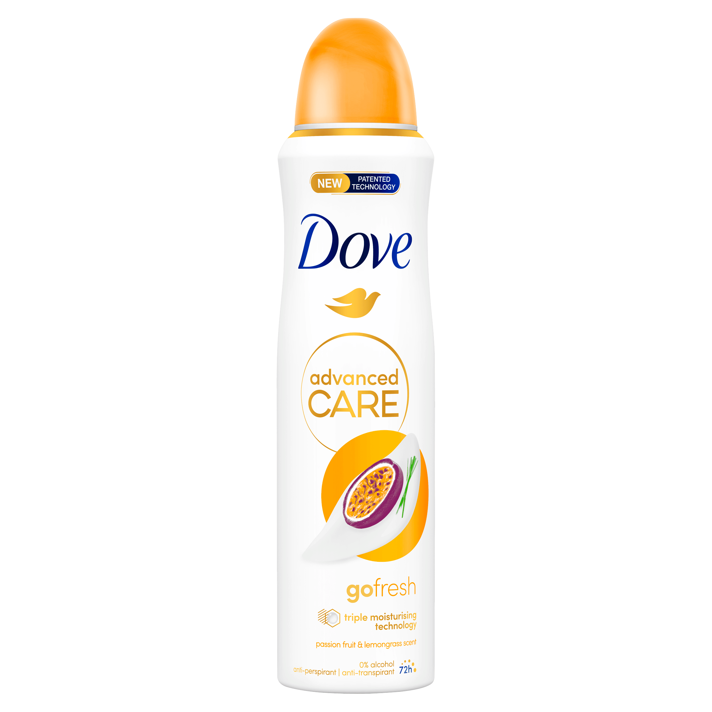 Dove W Deo Go Fresh Passfruit Per Spuitbus 150 ml