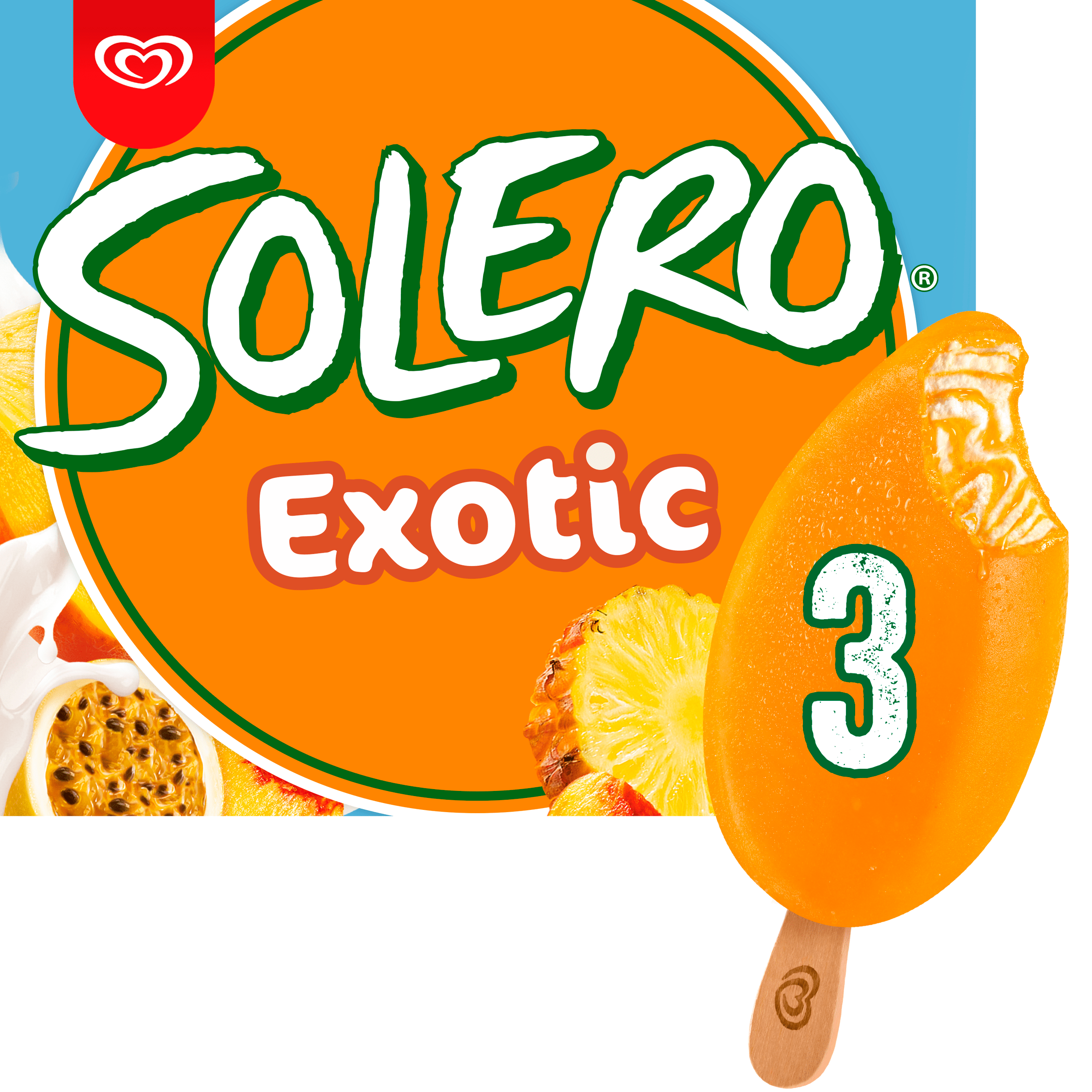 Ola Ijs Solero exotic Per Pak 264 ml