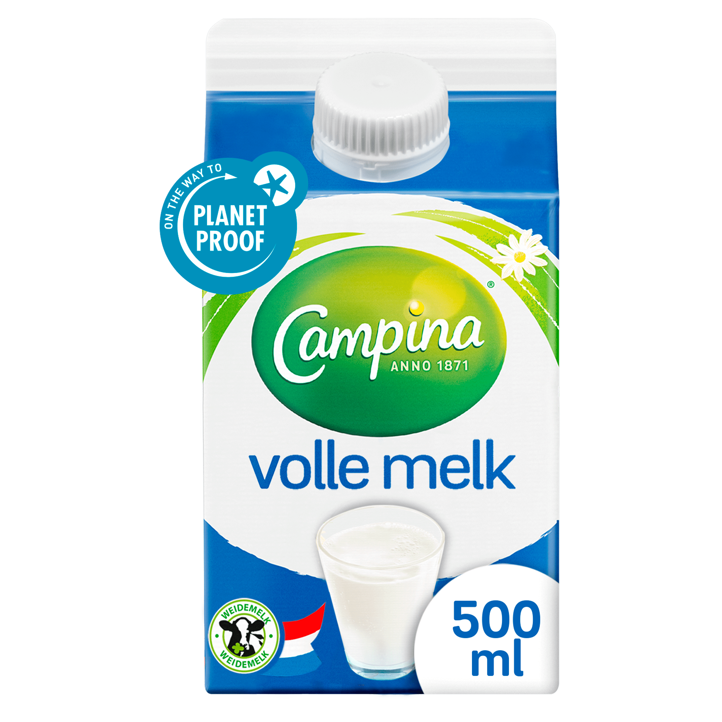 Campina Volle melk Per Pak 500 ml - PLUS