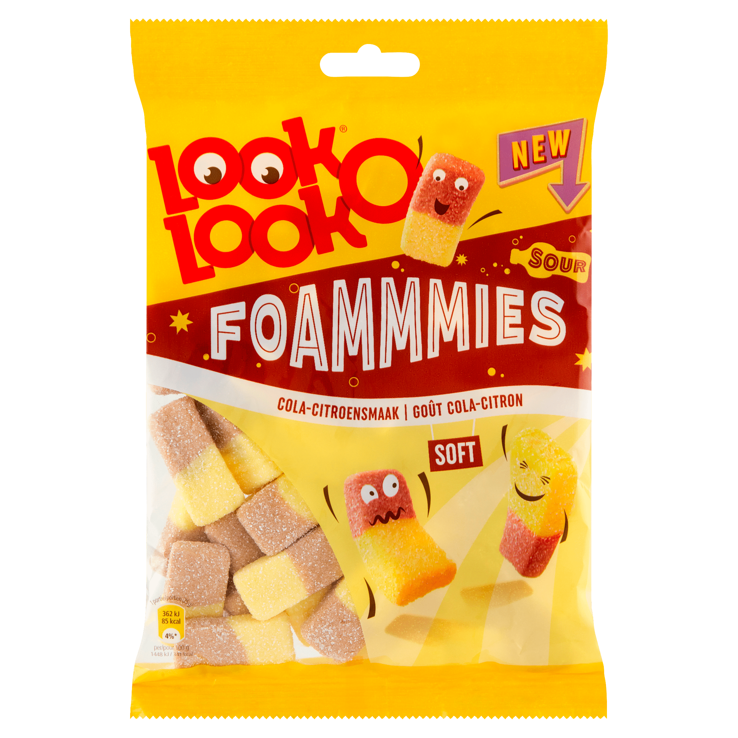 Look o Look Foammies Cola-Citroen Per Zak 180 g