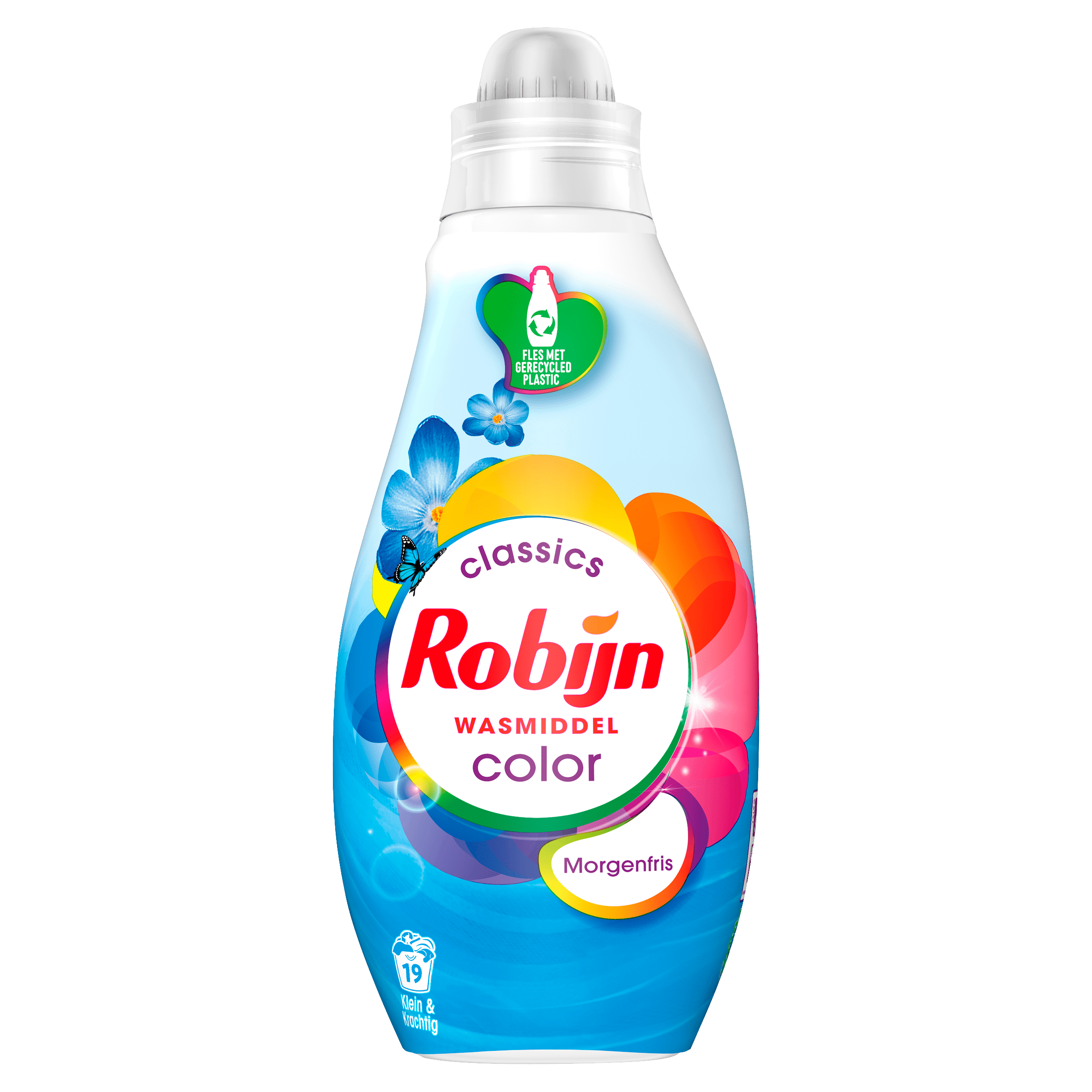 Robijn Klein & krachtig color morgenfris 19sc Per Fles 665 ml