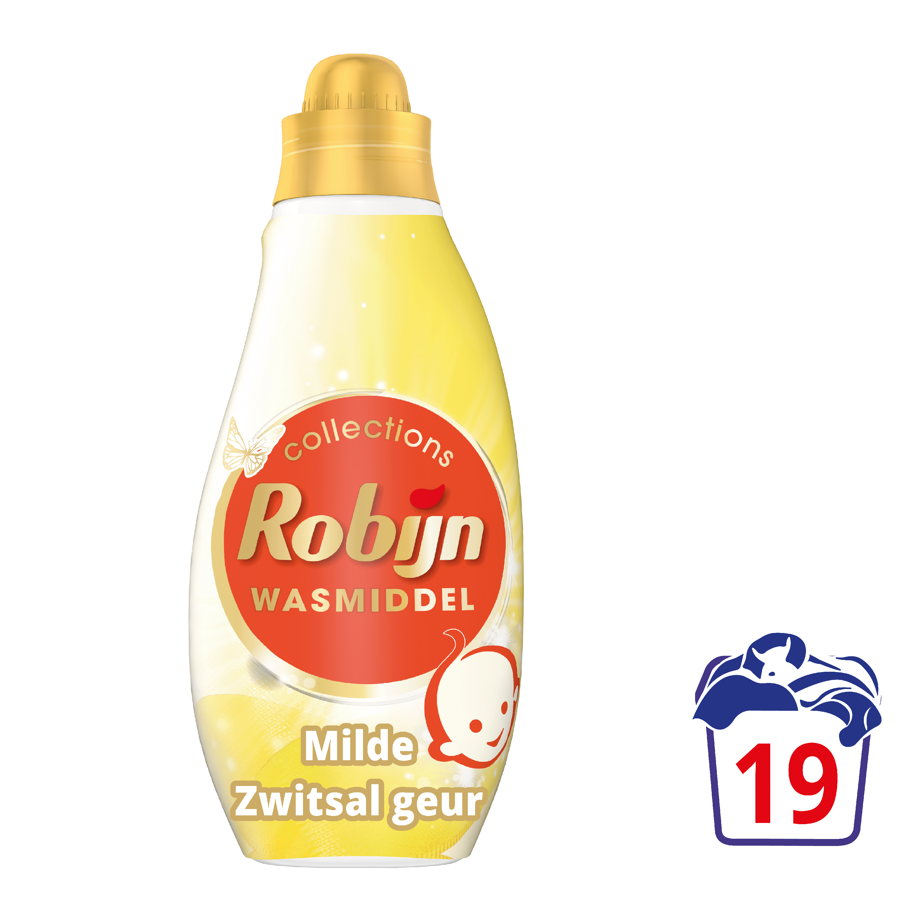 Robijn Klein & krachtig zwitsal color 19sc Per Fles 665 ml