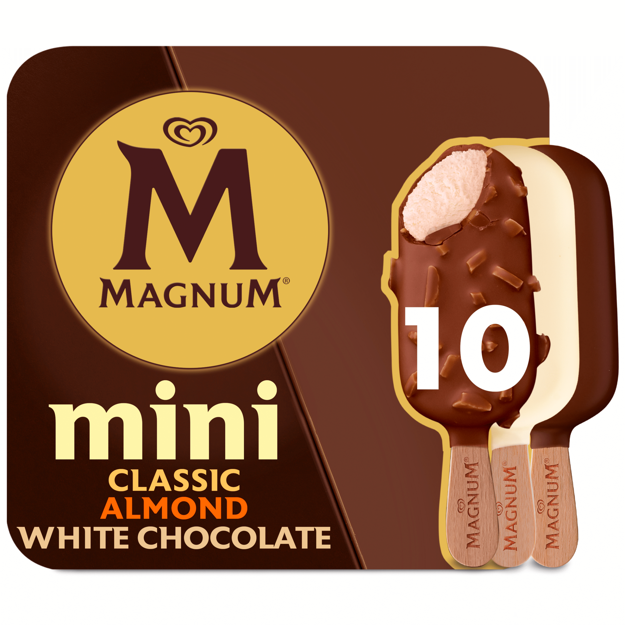 Magnum Mini classic almond white Per Doos 443 g