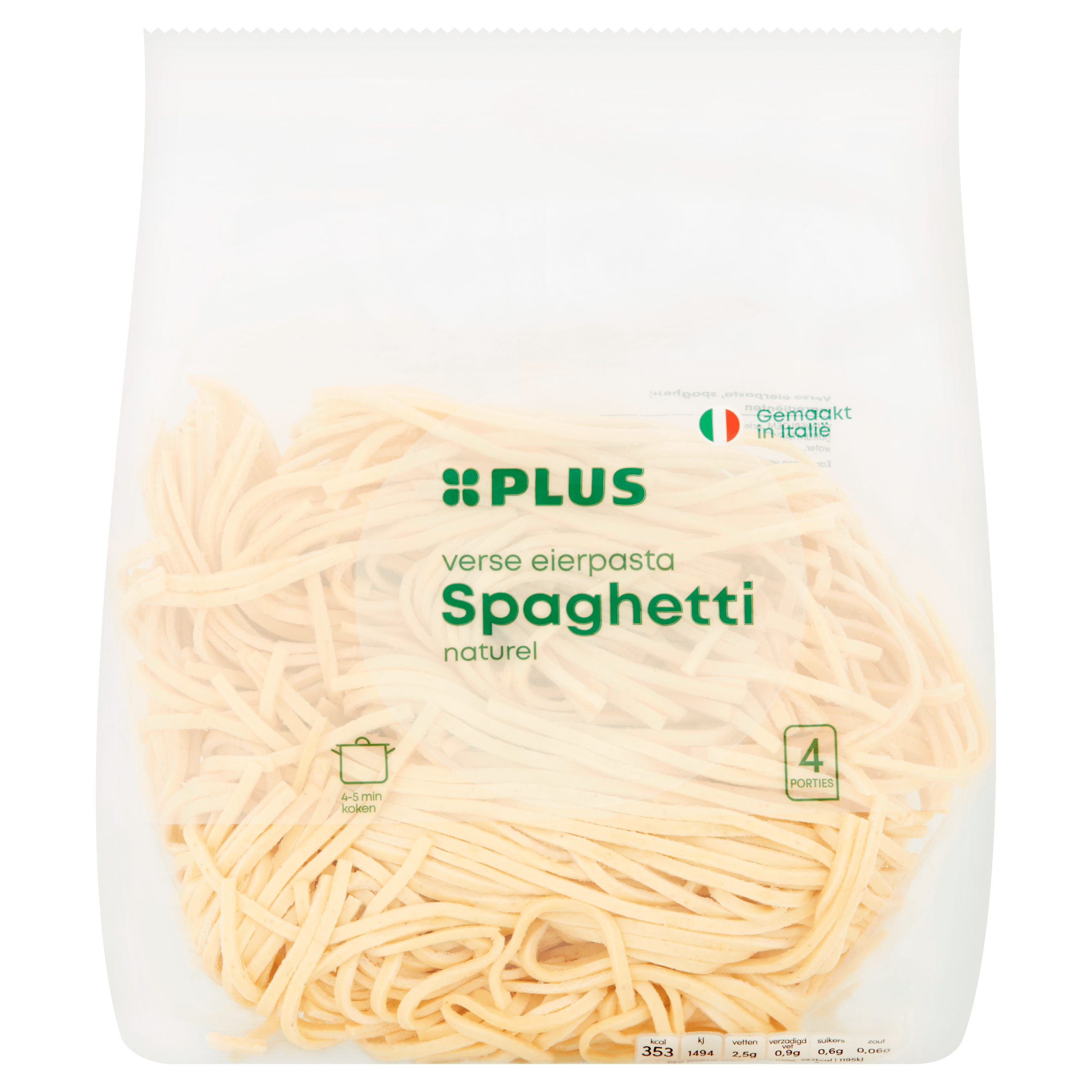 PLUS Spaghetti naturel Per Zak 500 g