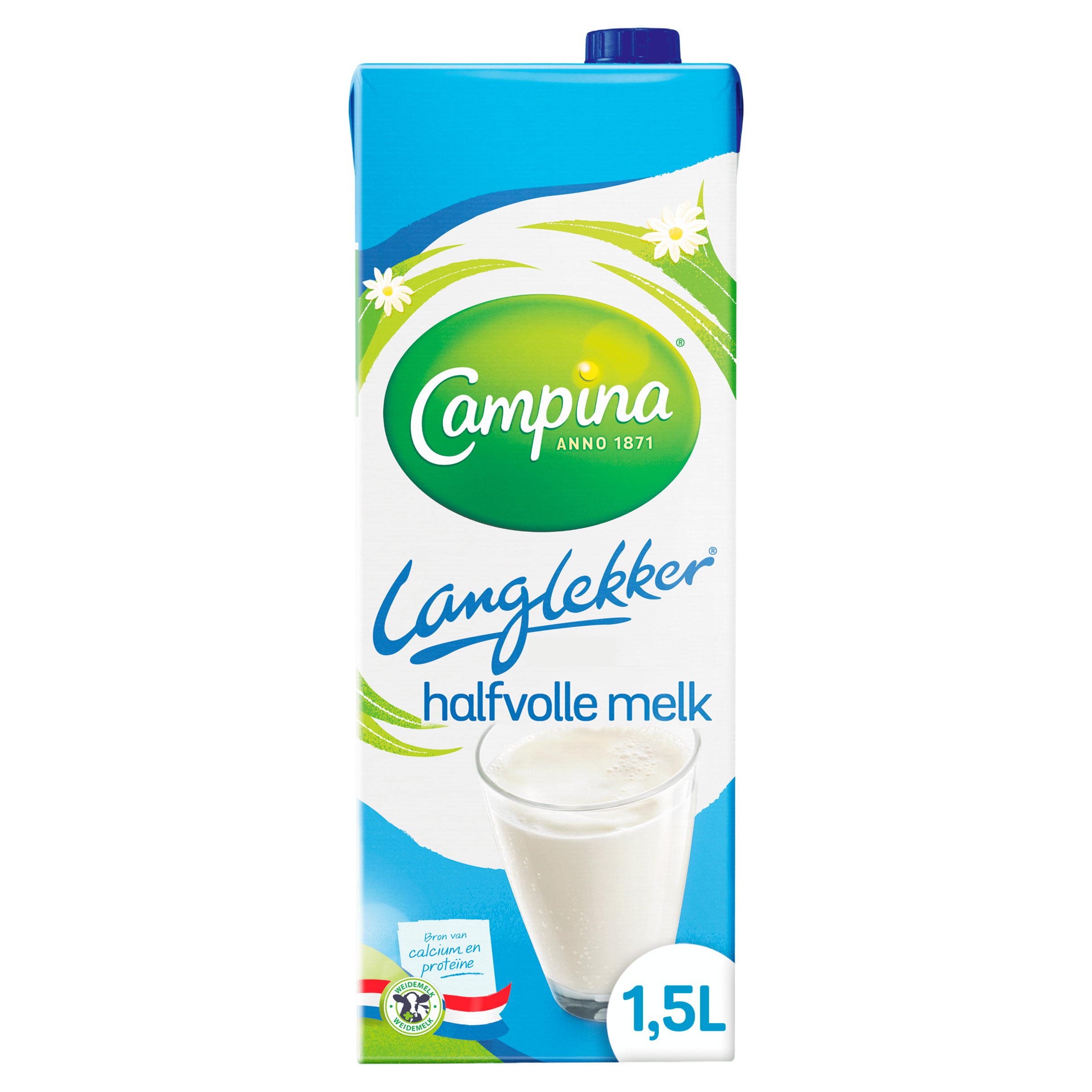 Campina Langlekker halfvolle melk Per Pak 1500 ml