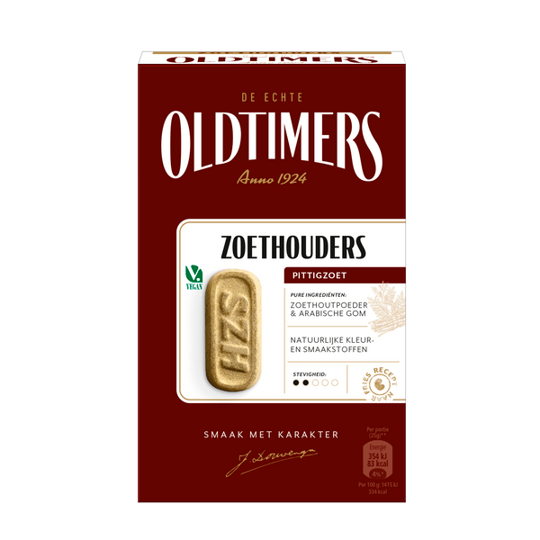 Oldtimers Sneker zoethoudertjes drop Per Doos 235 g - PLUS