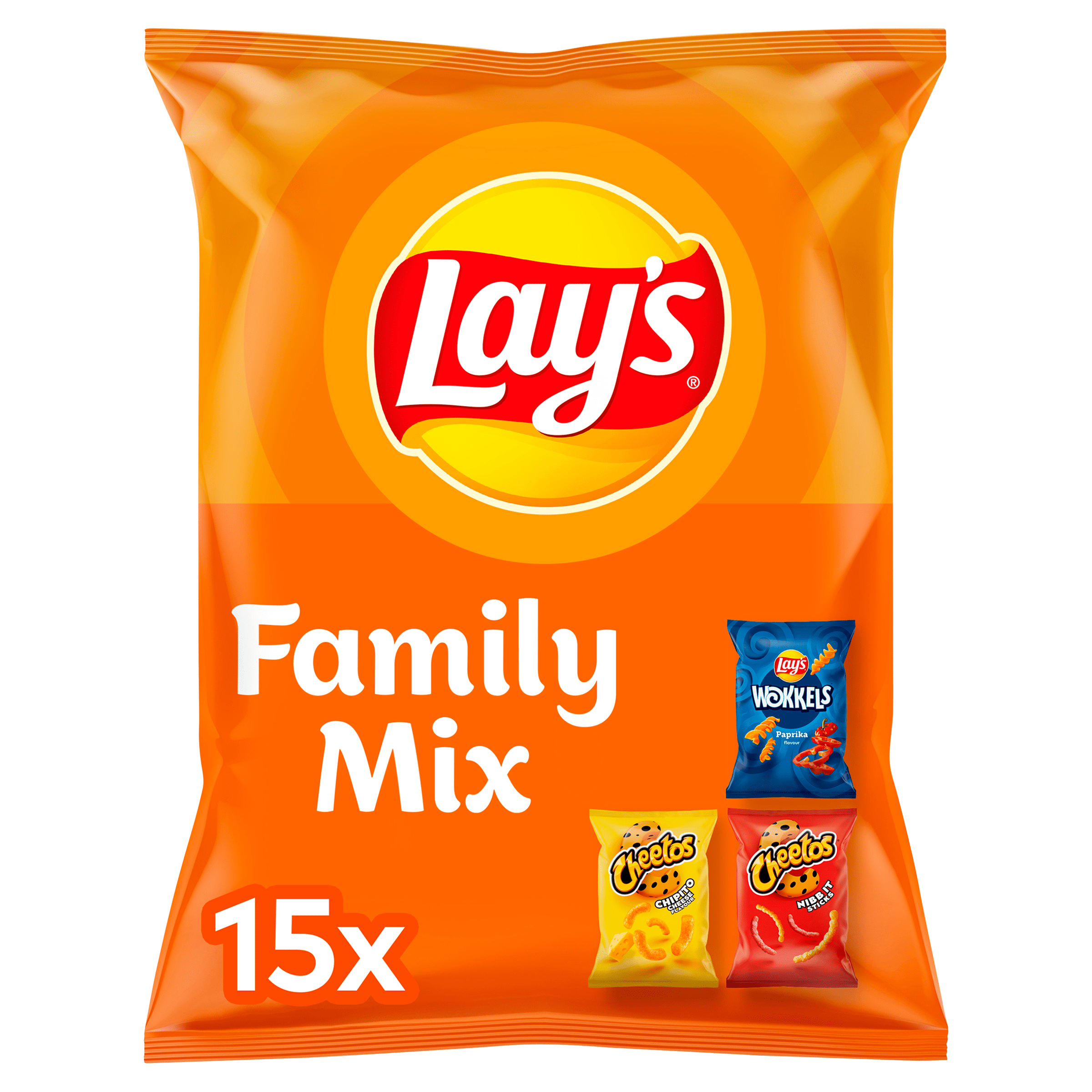Lays Family Pack Per Zak 15 st