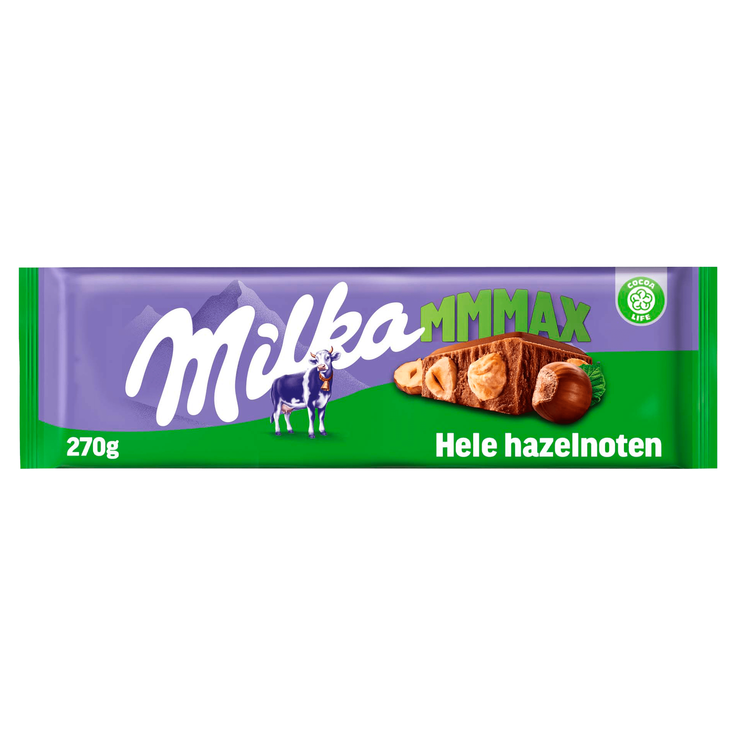 Milka Mmmax chocoladereep hazelnoot Per Tablt 270 g