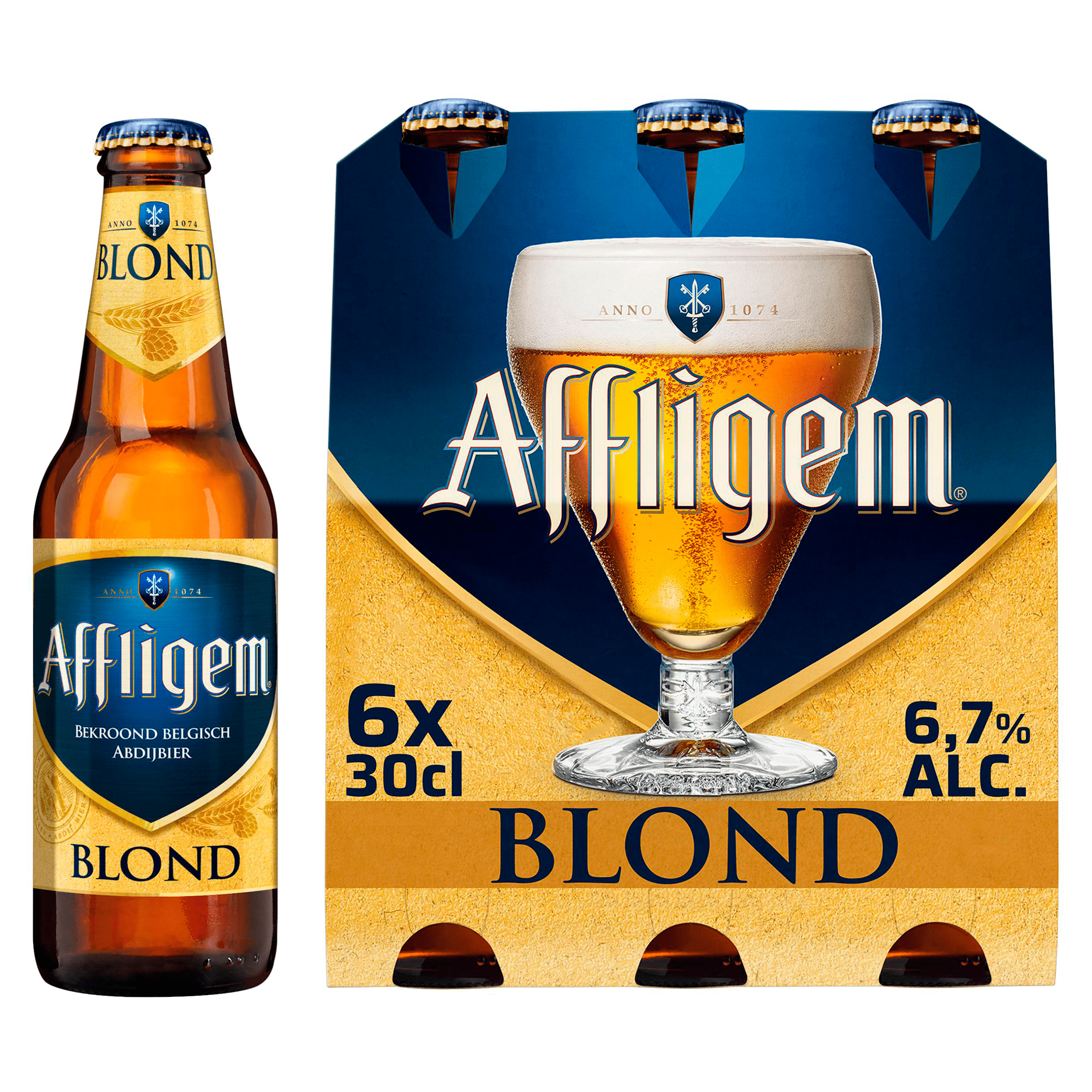 Affligem Blond bier fles Per Set 1800 ml
