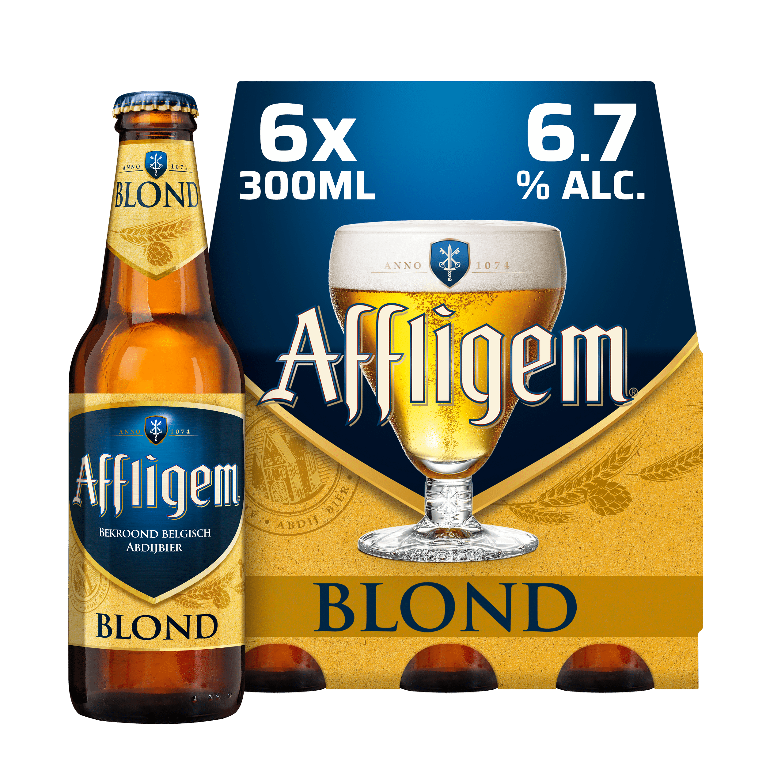 Affligem Blond bier fles Per Set 1800 ml