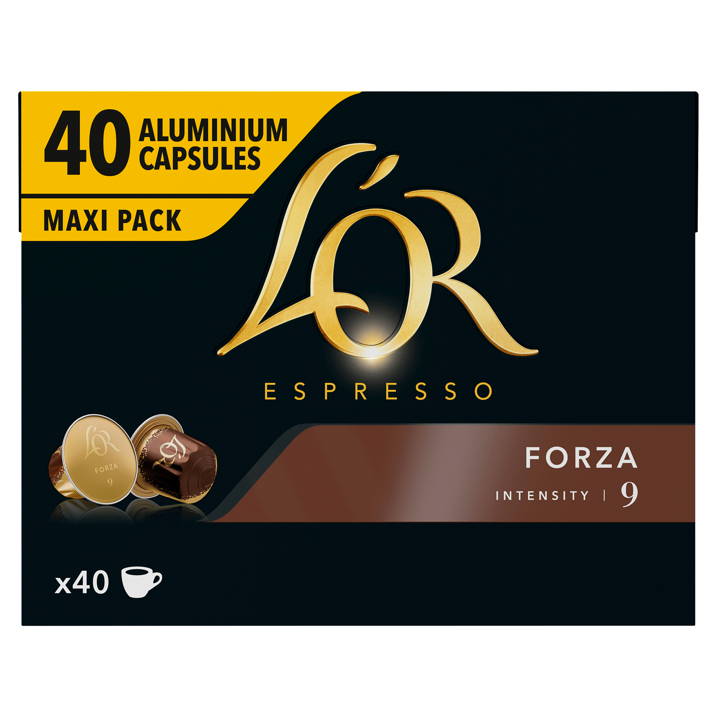 L'Or Espresso capsules forza sterkte 9 Per Doos 40 st