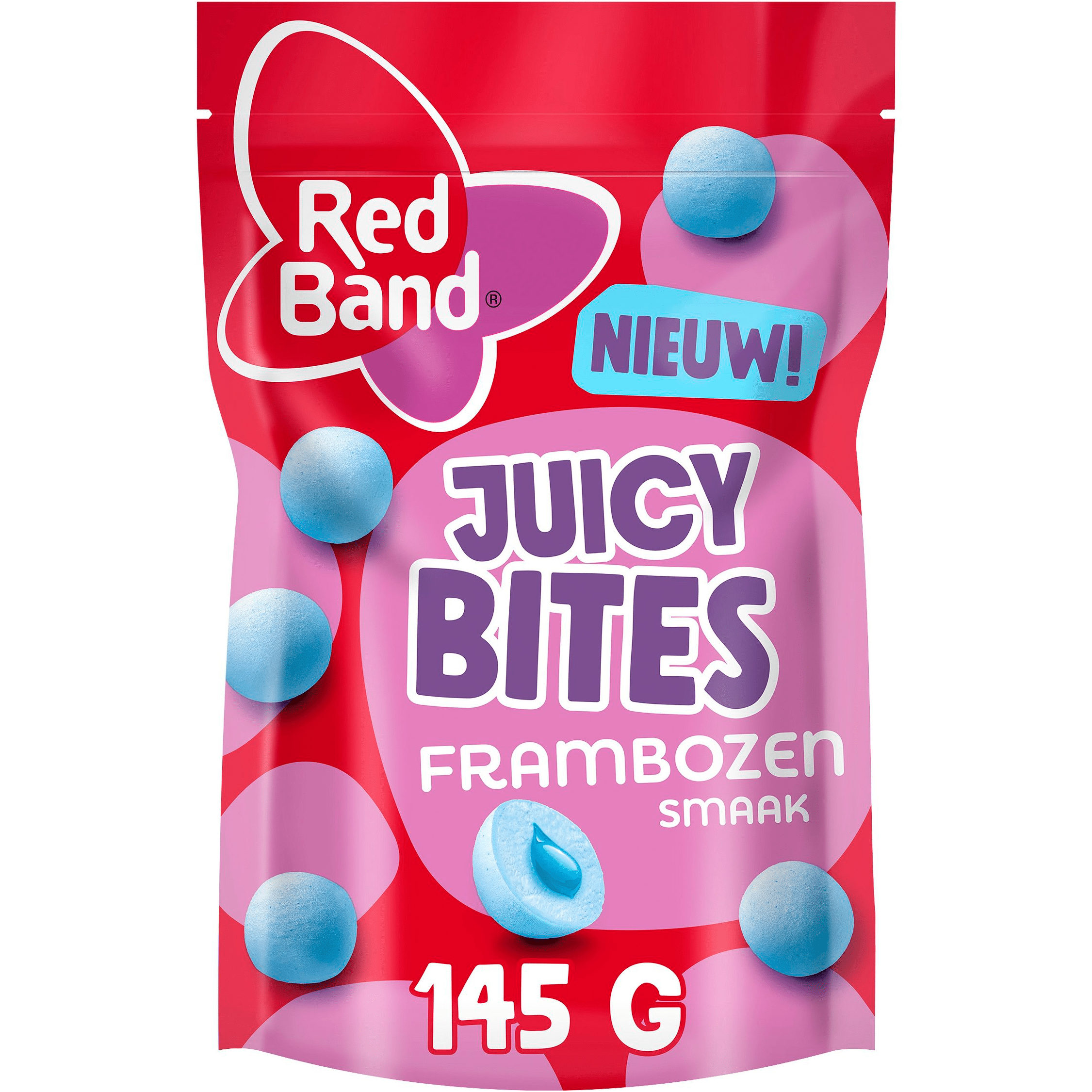 Redband Juicy bites framboos Per Zak 145 g