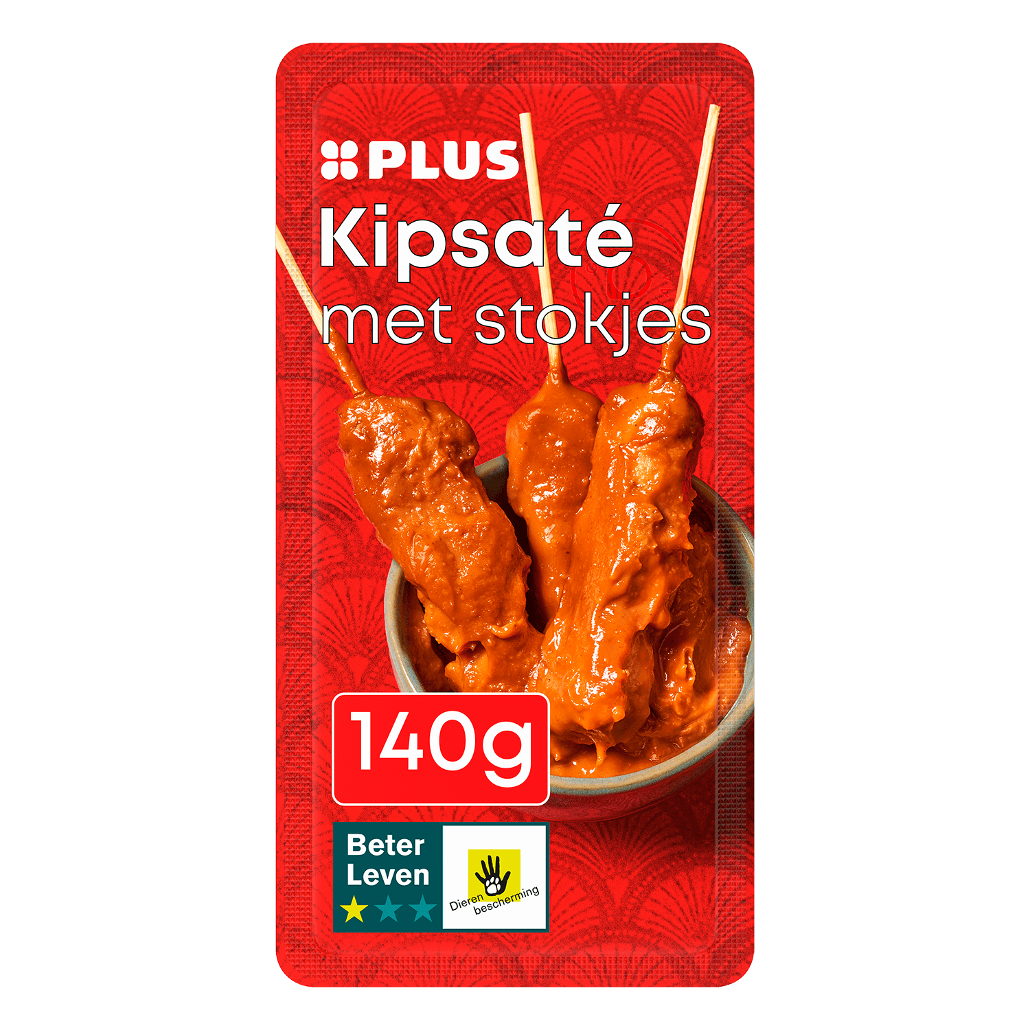 PLUS Kipsaté Per Tray 3 st