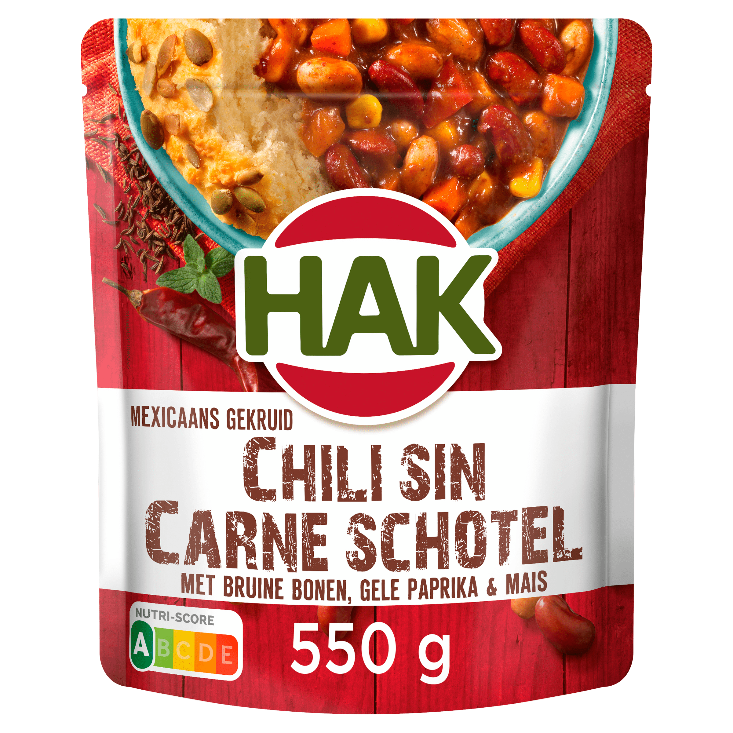 Hak Chili sin carne schotel Per Stazak 550 g