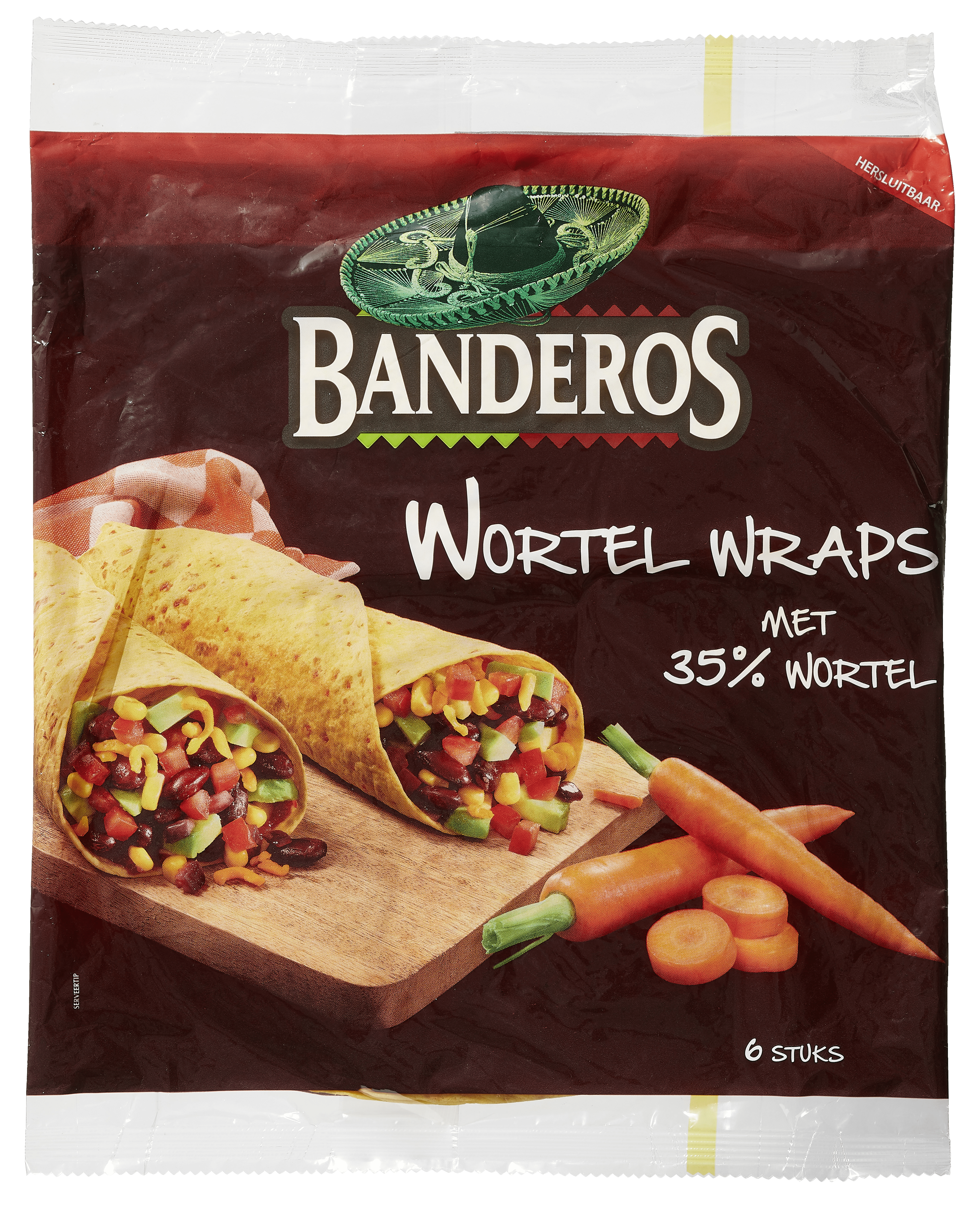 Banderos Wortel wraps Per Krimp 6 st