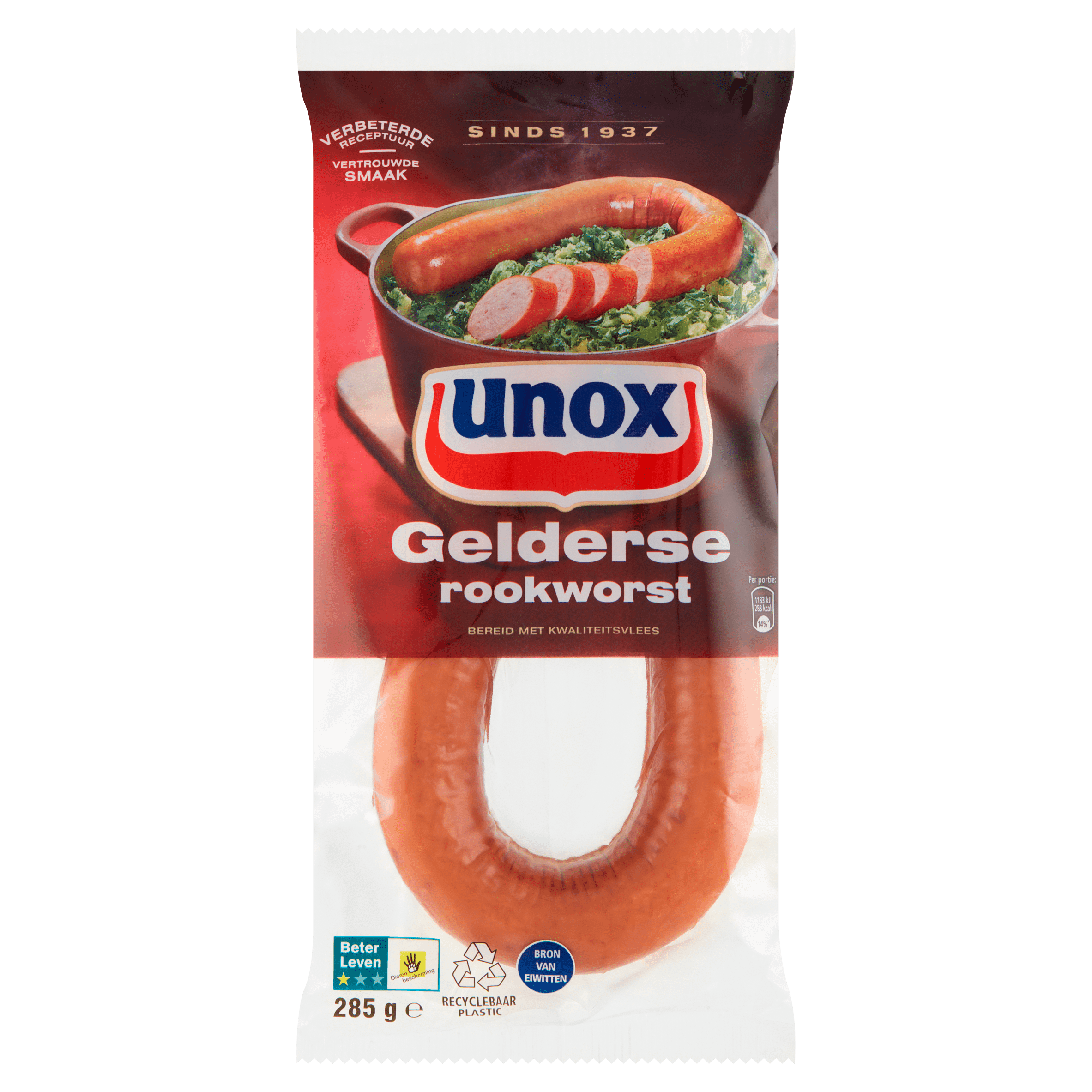 Unox Gelderse rookworst Per Stuk 285 g