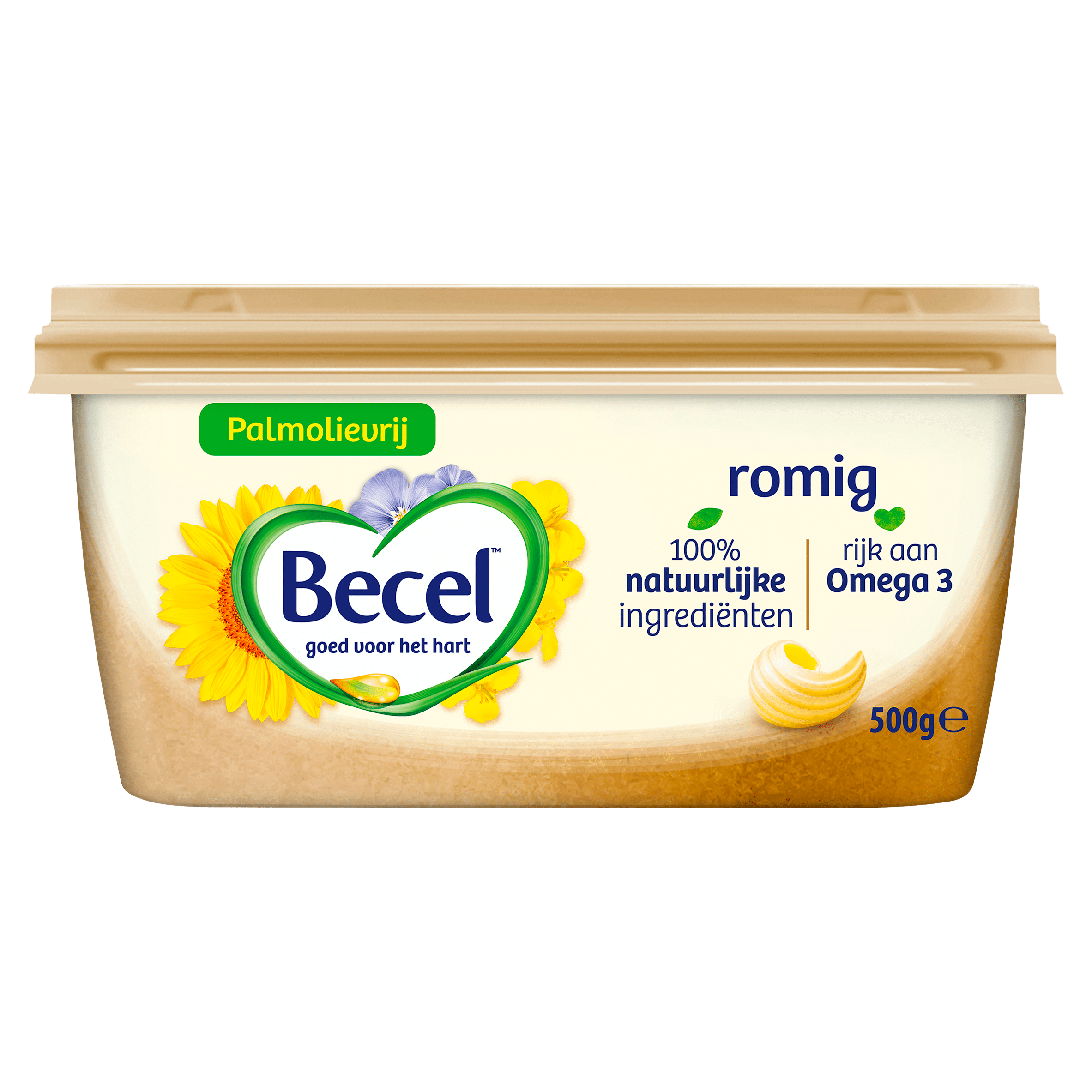 Becel Romig Per Kuipje 500 g