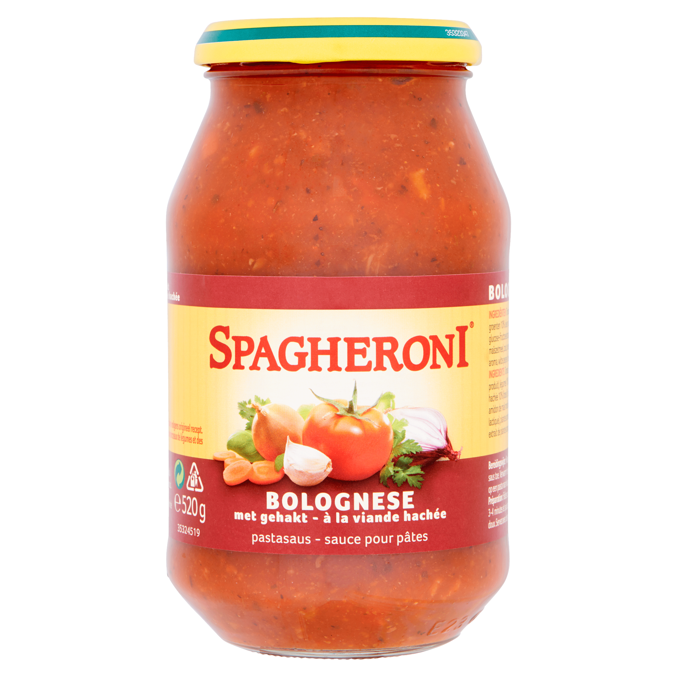 Spagheroni Bolognese Pastasaus Per Pot 520 g