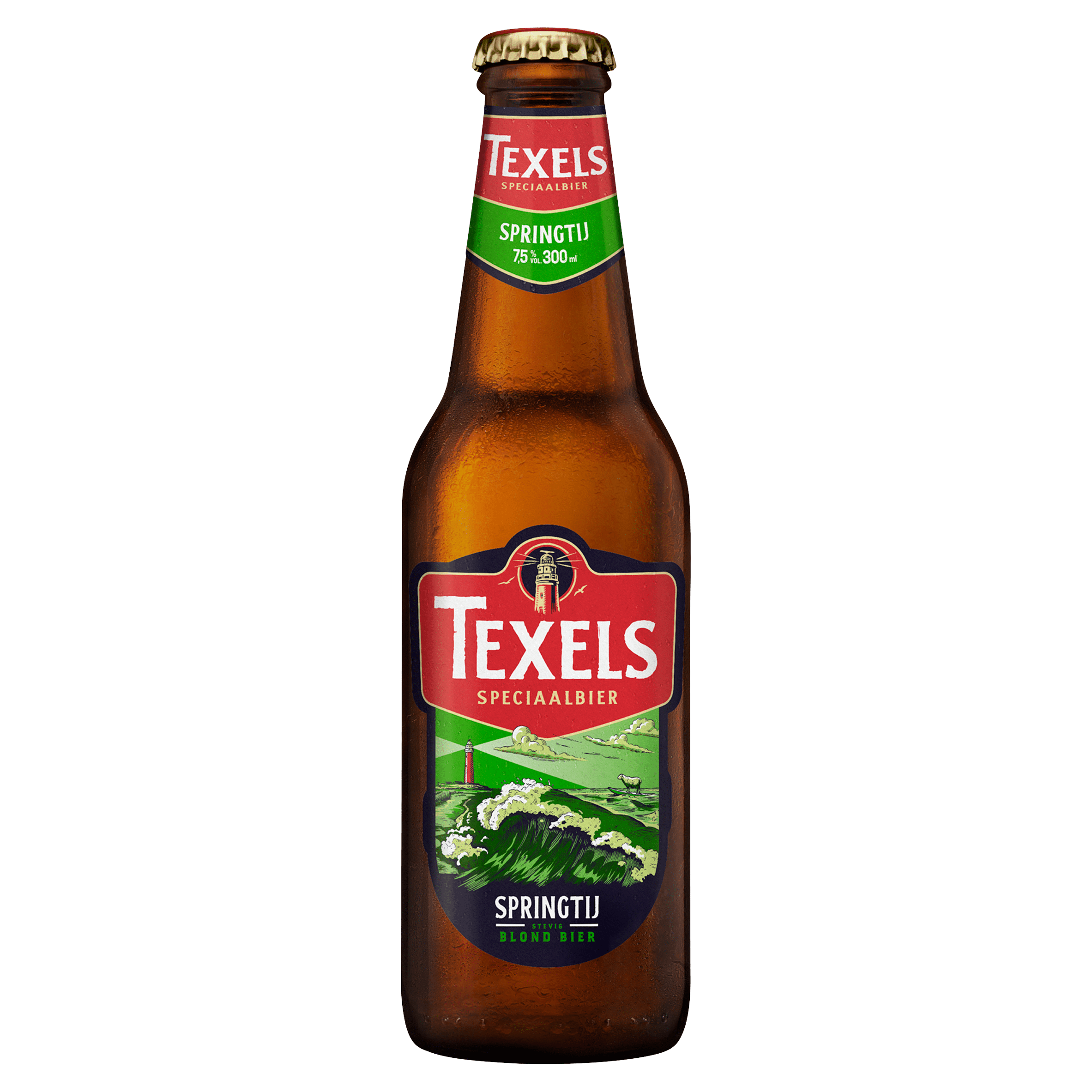 Texels Springtij bier fles Per Fles 300 ml - PLUS