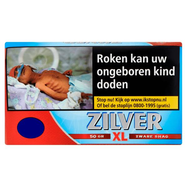 Zilver Shag Zwaar large Per Pak 50 g