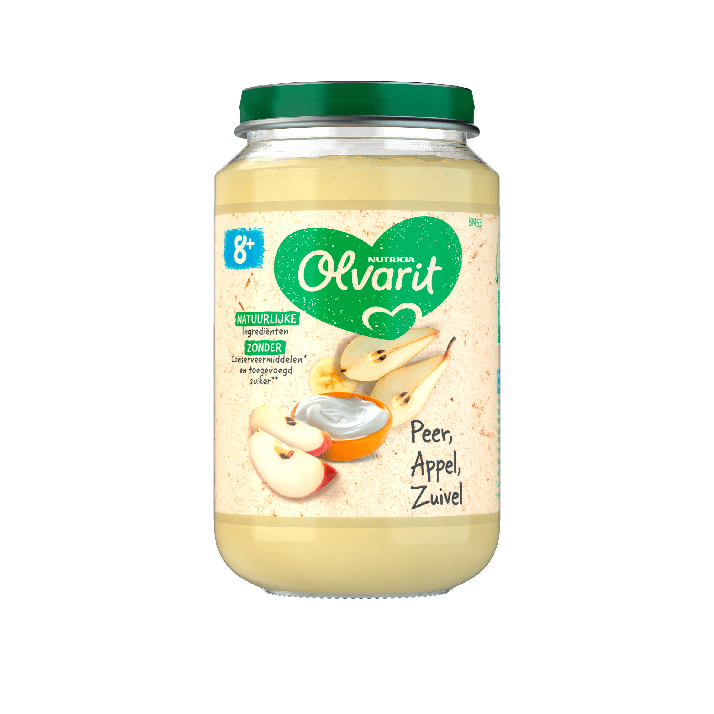 Olvarit 8+mnd Peer Appel Yoghurt Per Pot 200 g