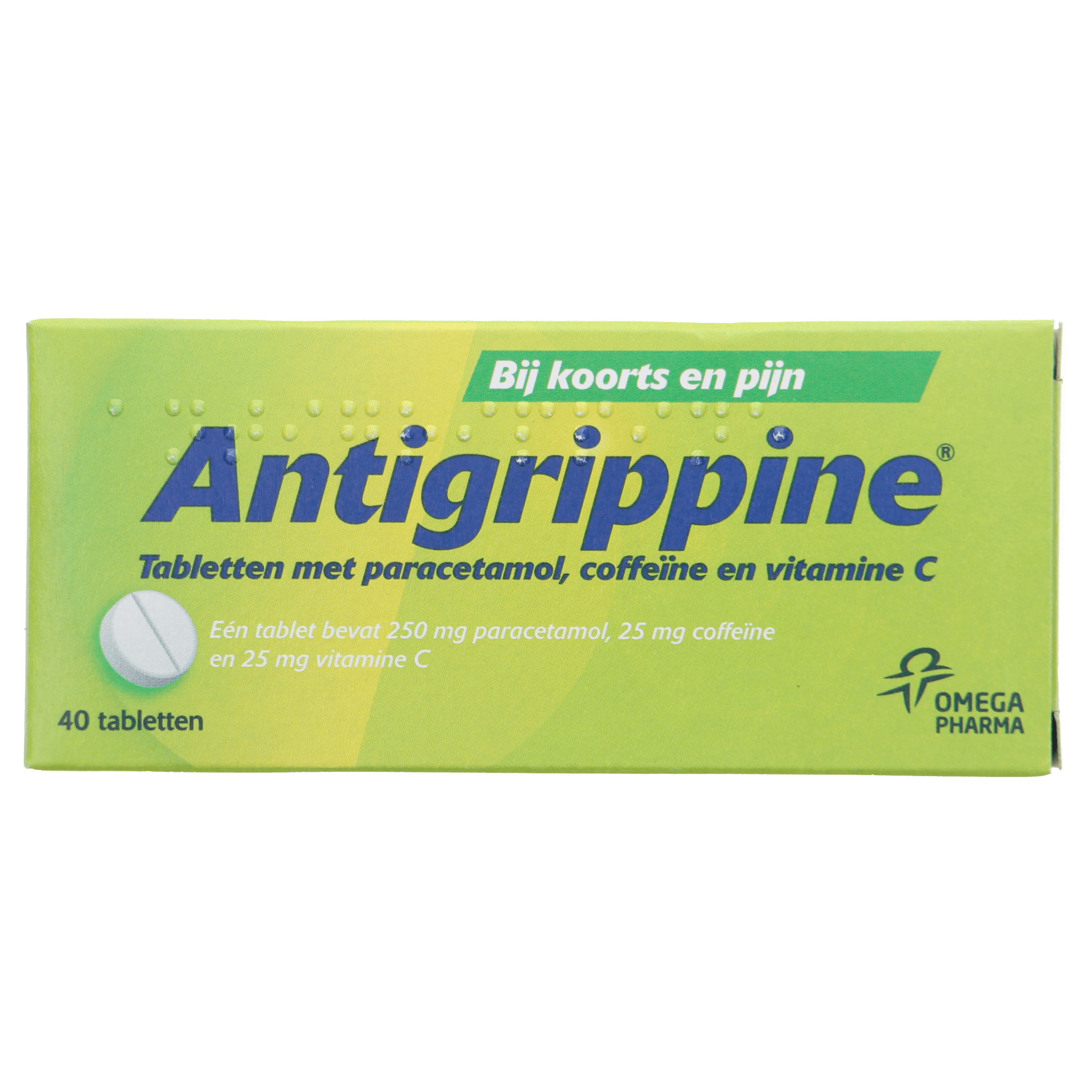 Antigrippine tablet 250mg Per Doos 40 st