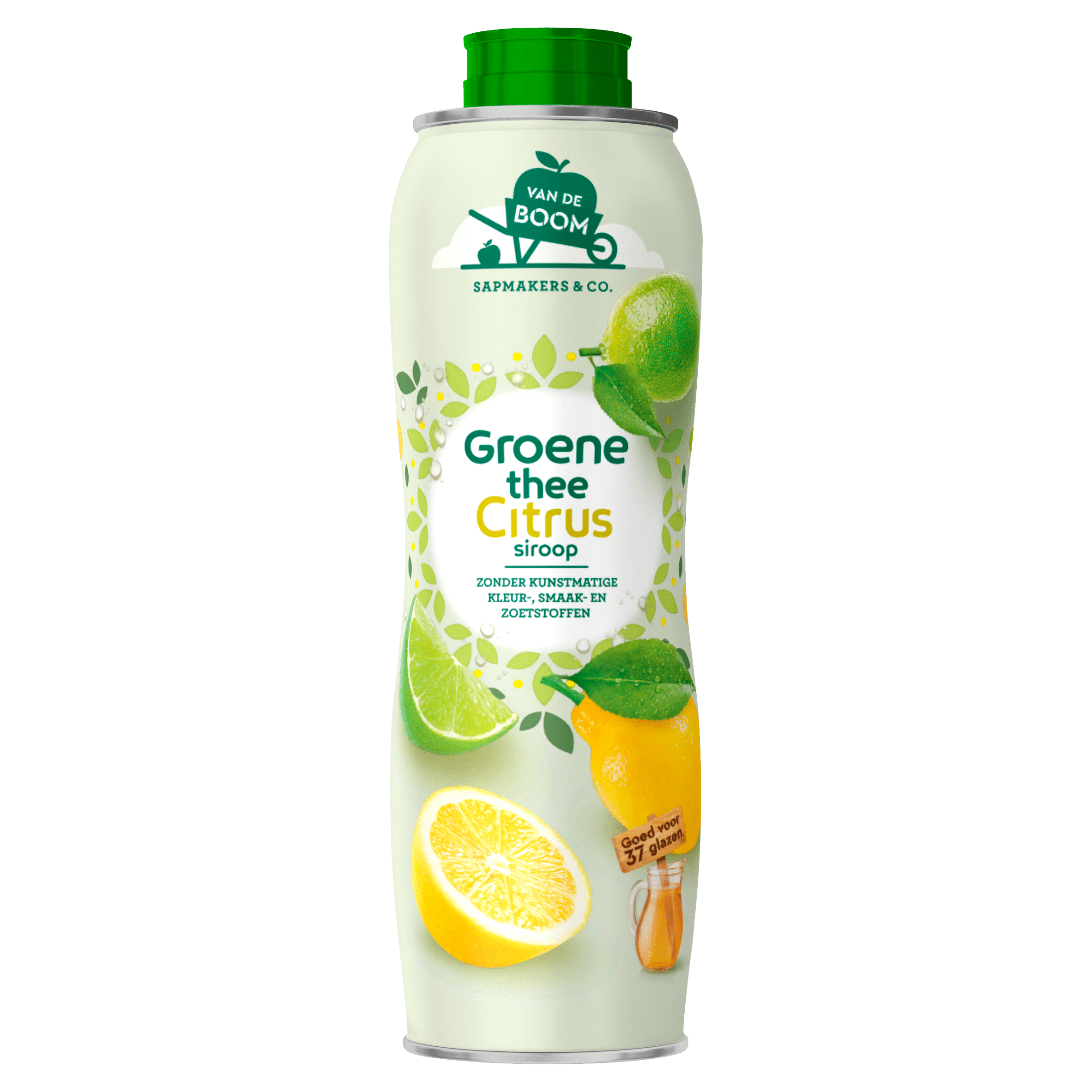 Van de Boom Groene thee citrus siroop Per Fles 750 ml