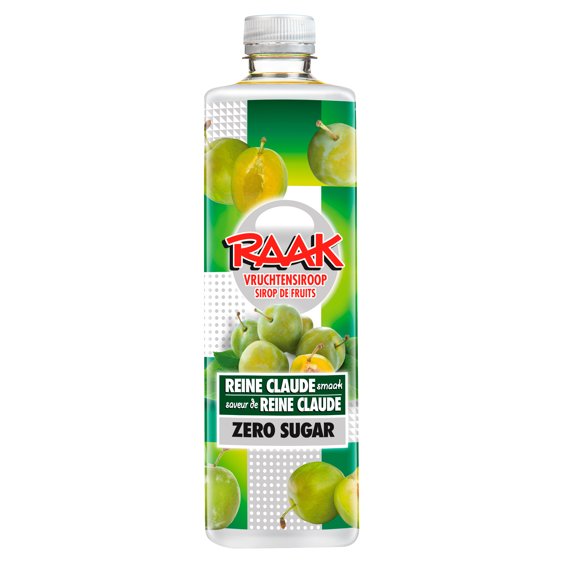 Raak Vruchtensiroop zero Reine Claude Per Fles 750 ml