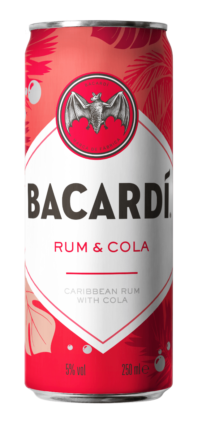 Bacardi Rum cola Per Blik 250 ml